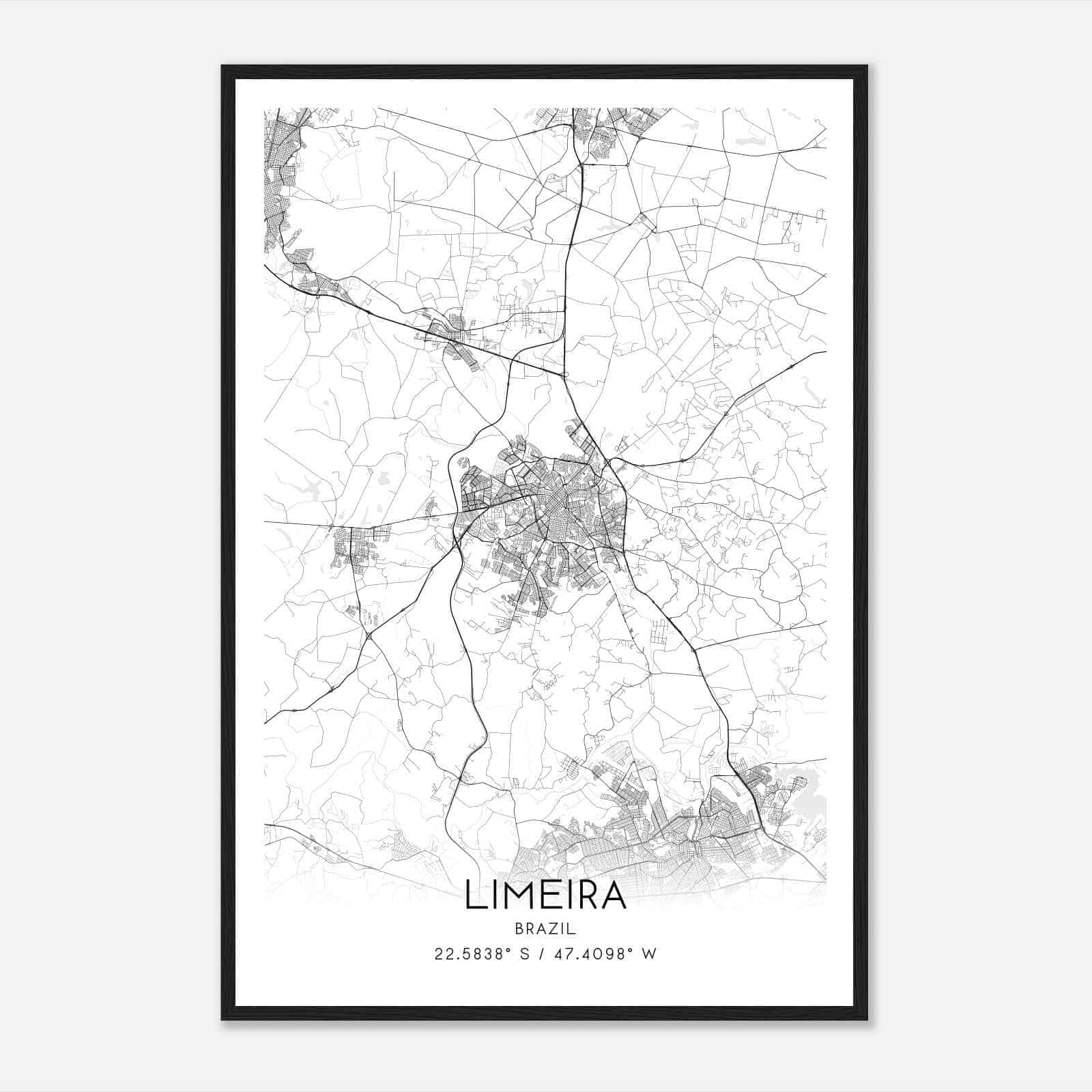 Limeira - Custom Maps & Posters