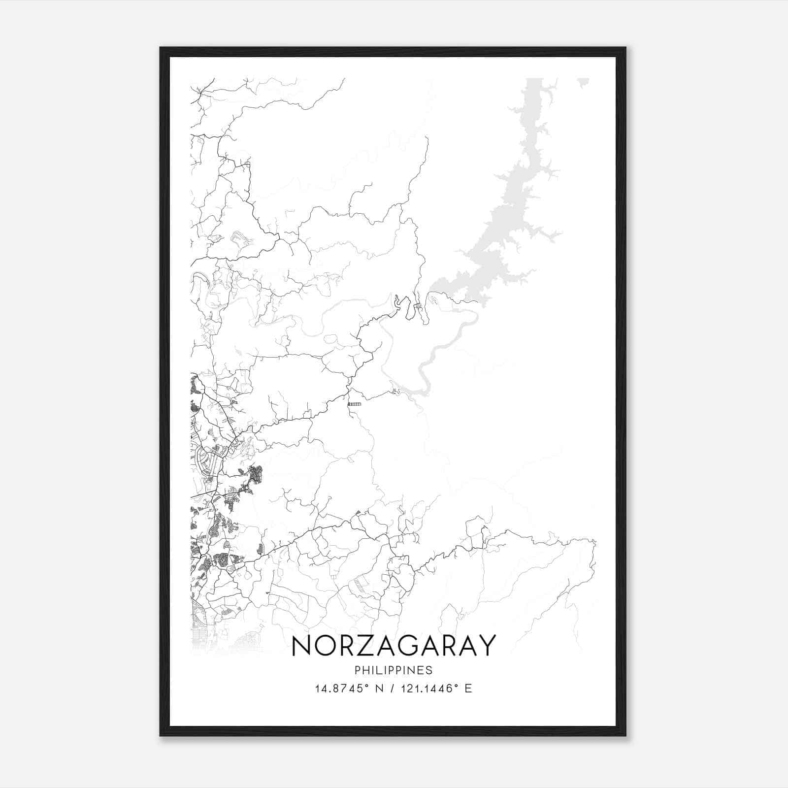 Norzagaray - Custom Maps & Posters