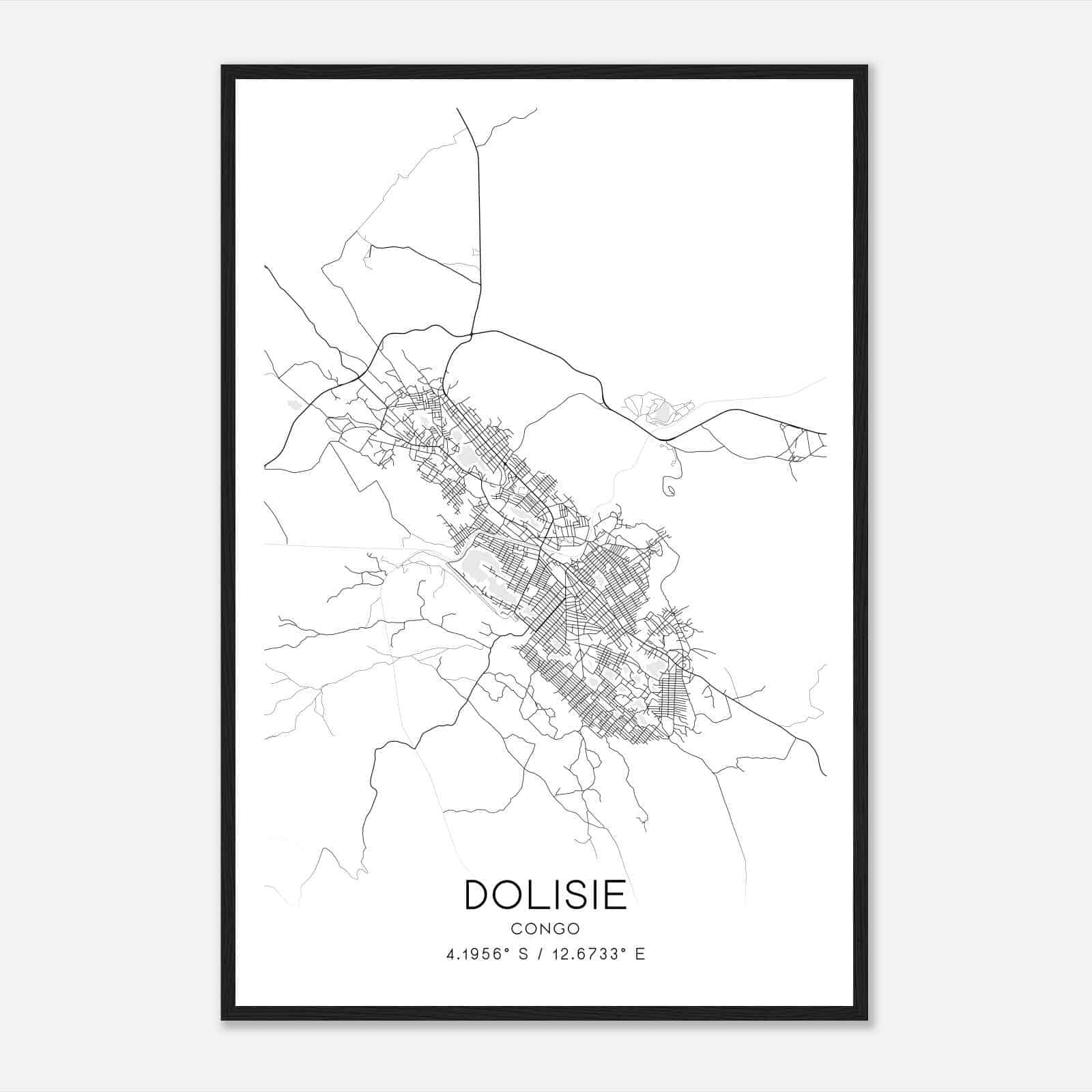Dolisie - Custom Maps & Posters