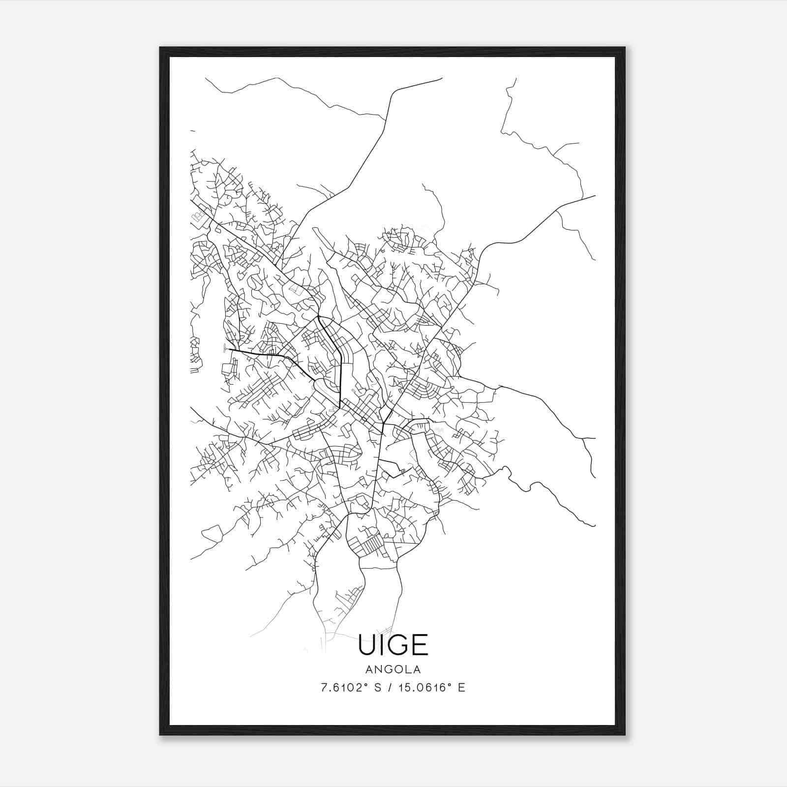Uige - Custom Maps & Posters