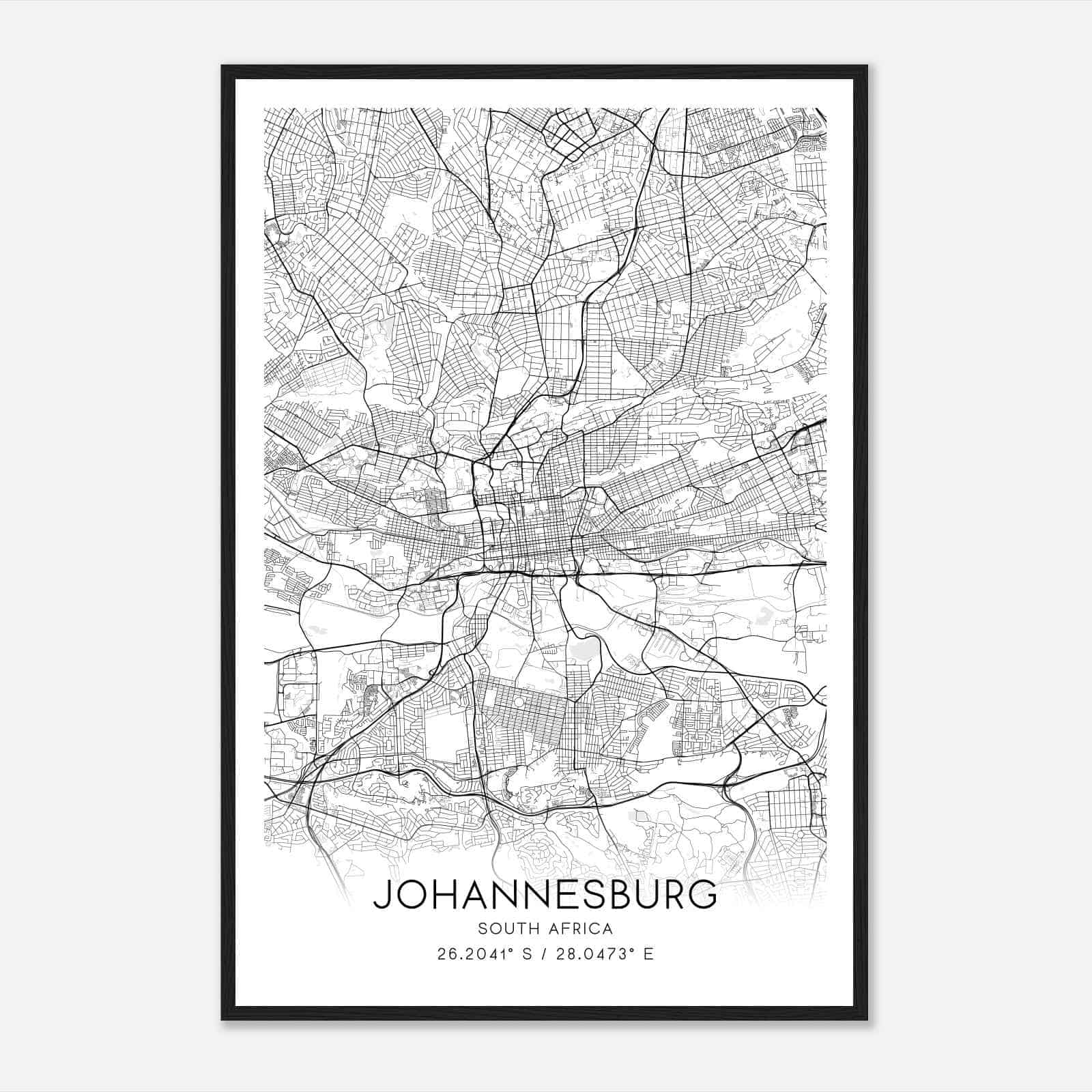 Johannesburg - Custom Maps & Posters
