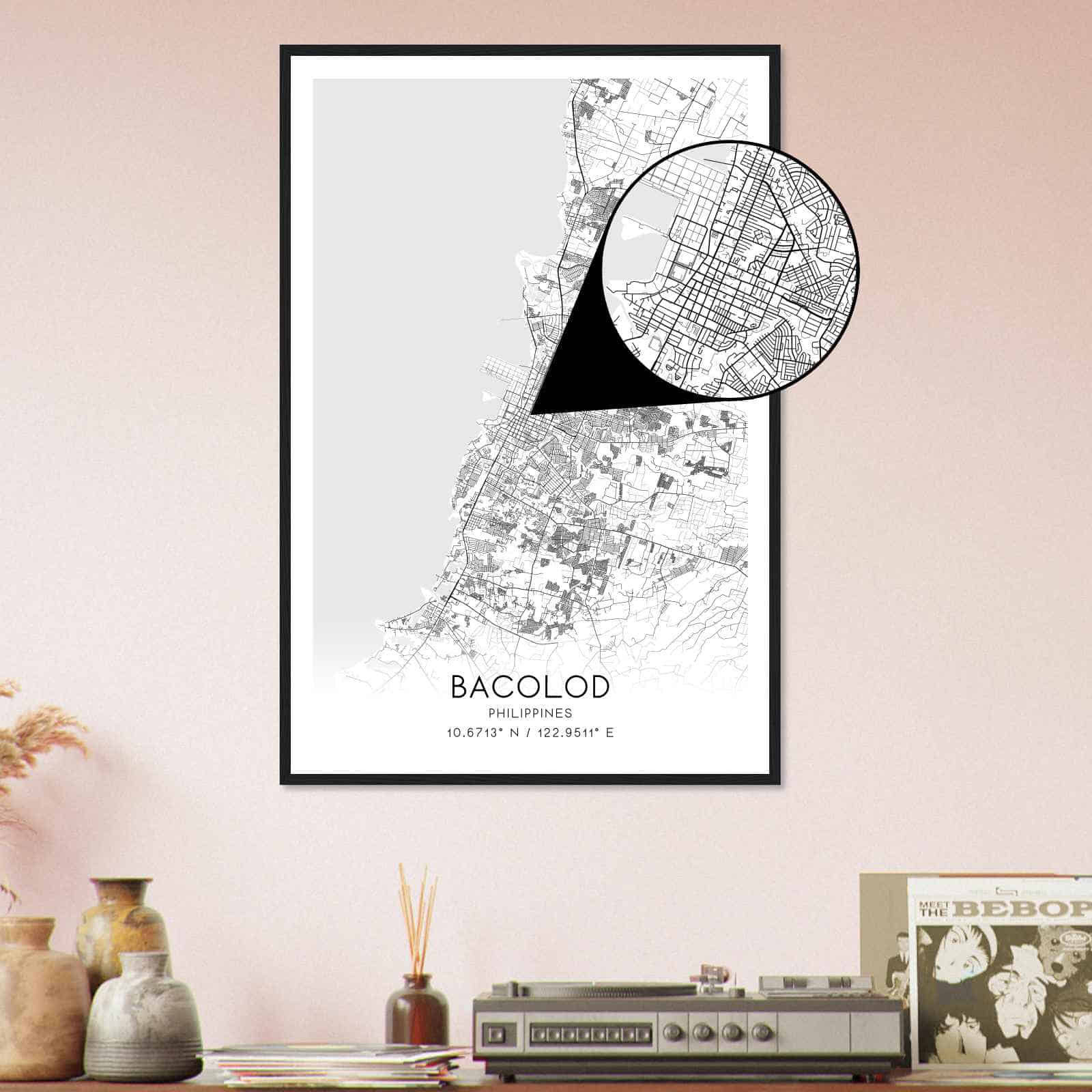 Bacolod - Custom Maps & Posters