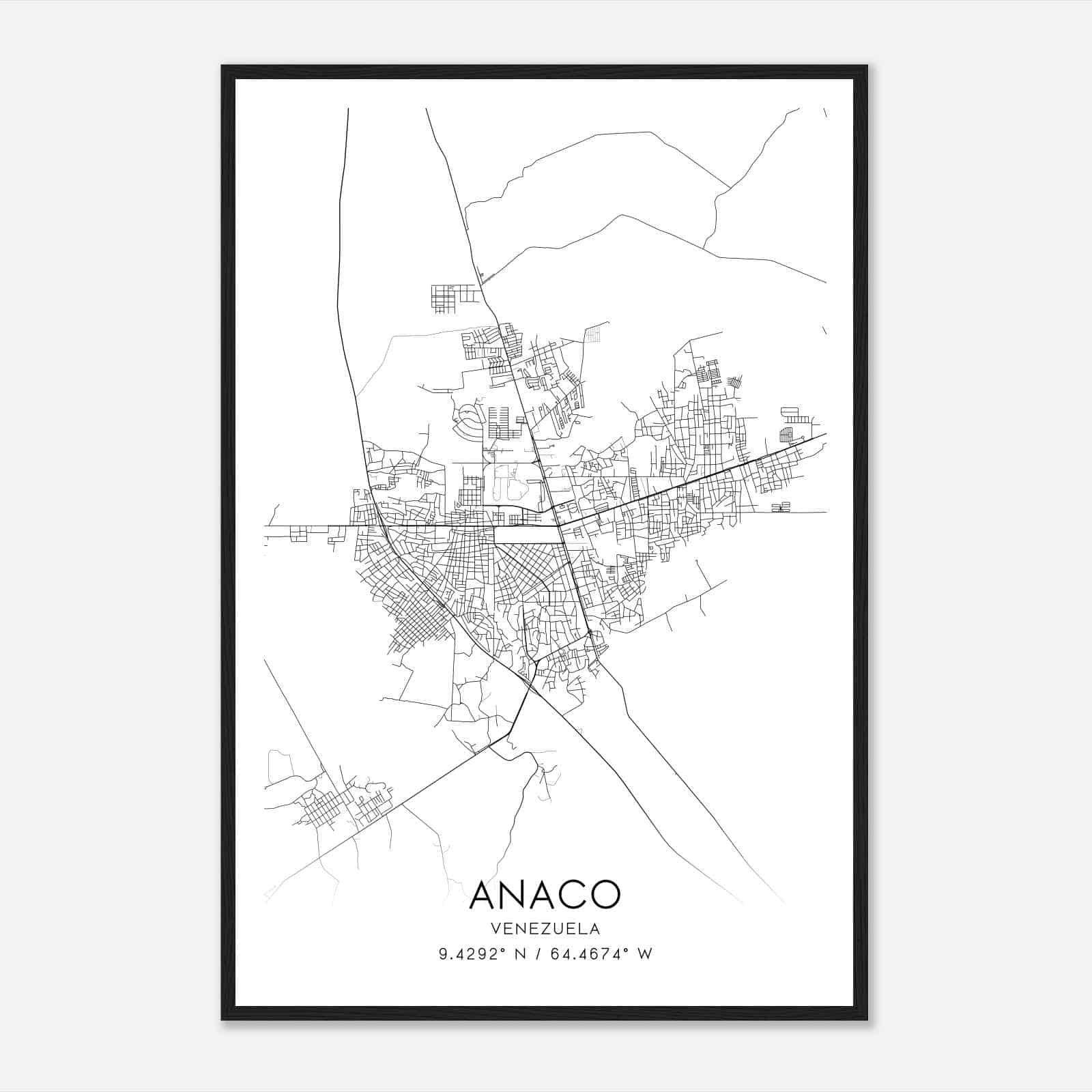 Anaco - Custom Maps & Posters