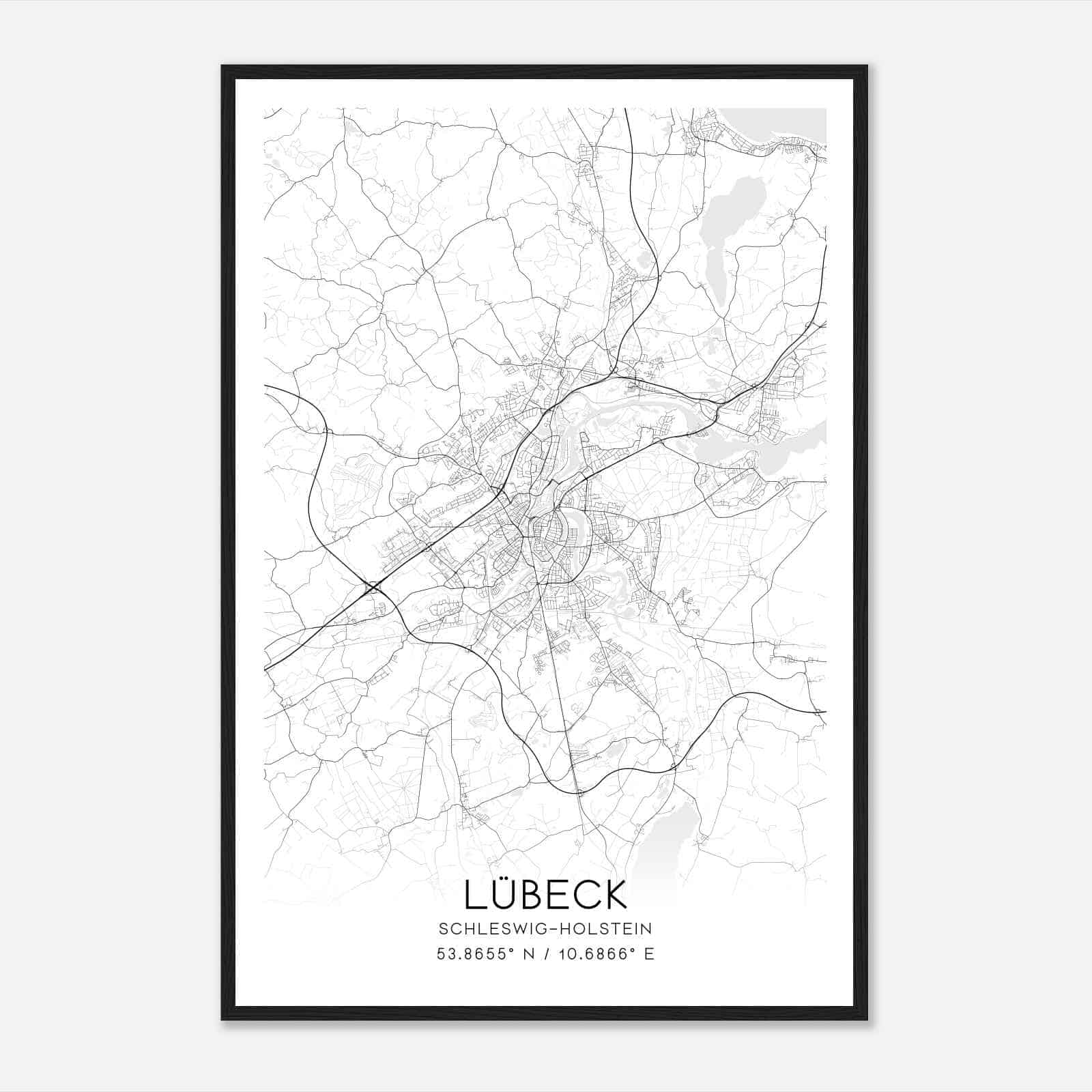 Schleswig-Holstein - Custom Maps & Posters