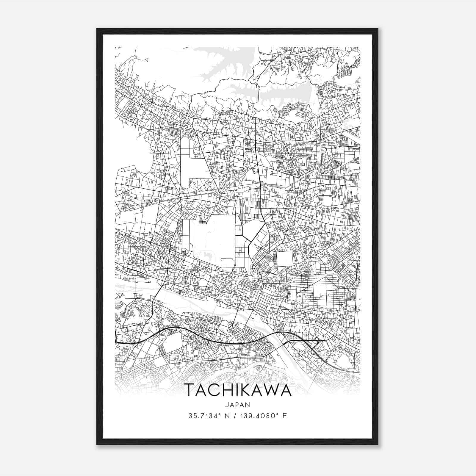Tachikawa - Custom Maps & Posters