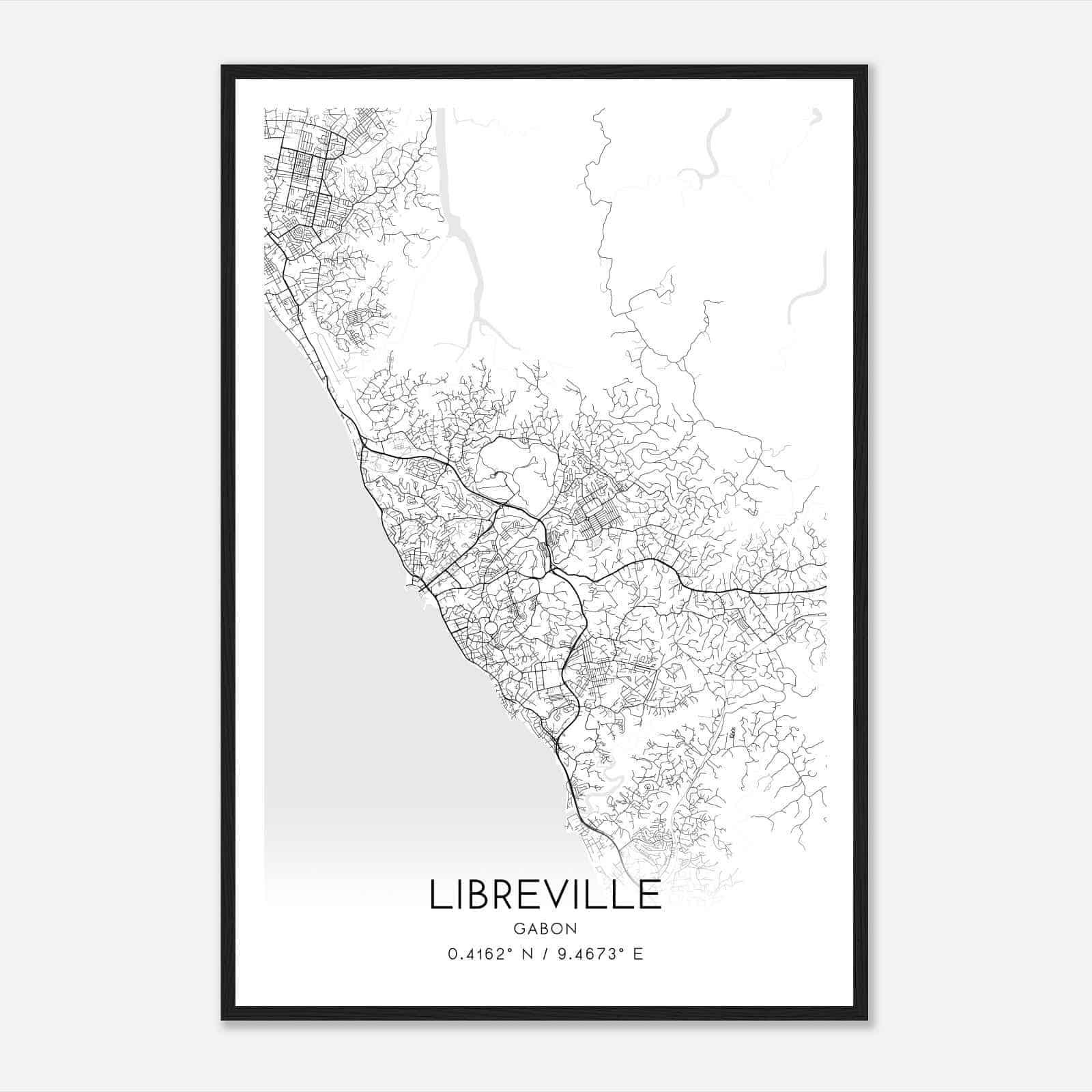 Gabon - Custom Maps & Posters