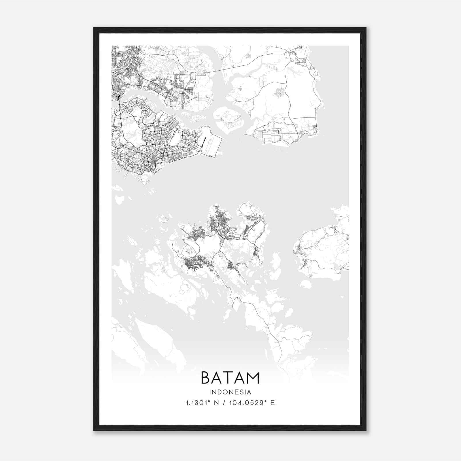 Batam Custom Maps And Posters