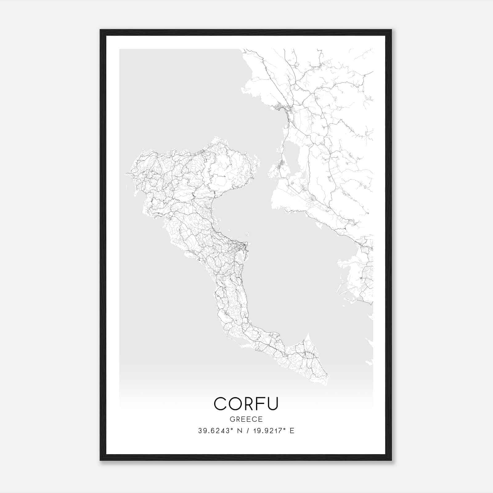 Corfu - Custom Maps & Posters