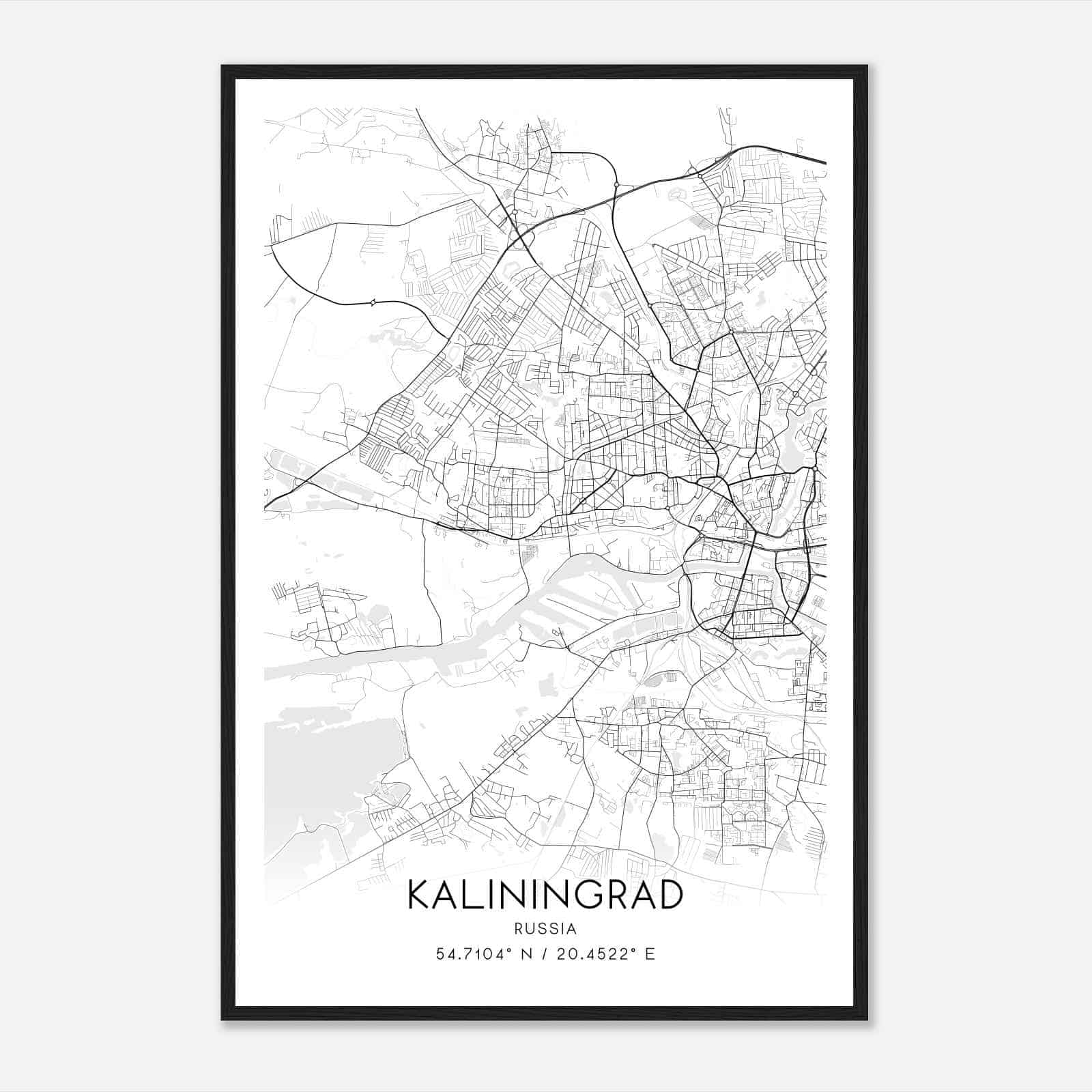 Kaliningrad - Custom Maps & Posters