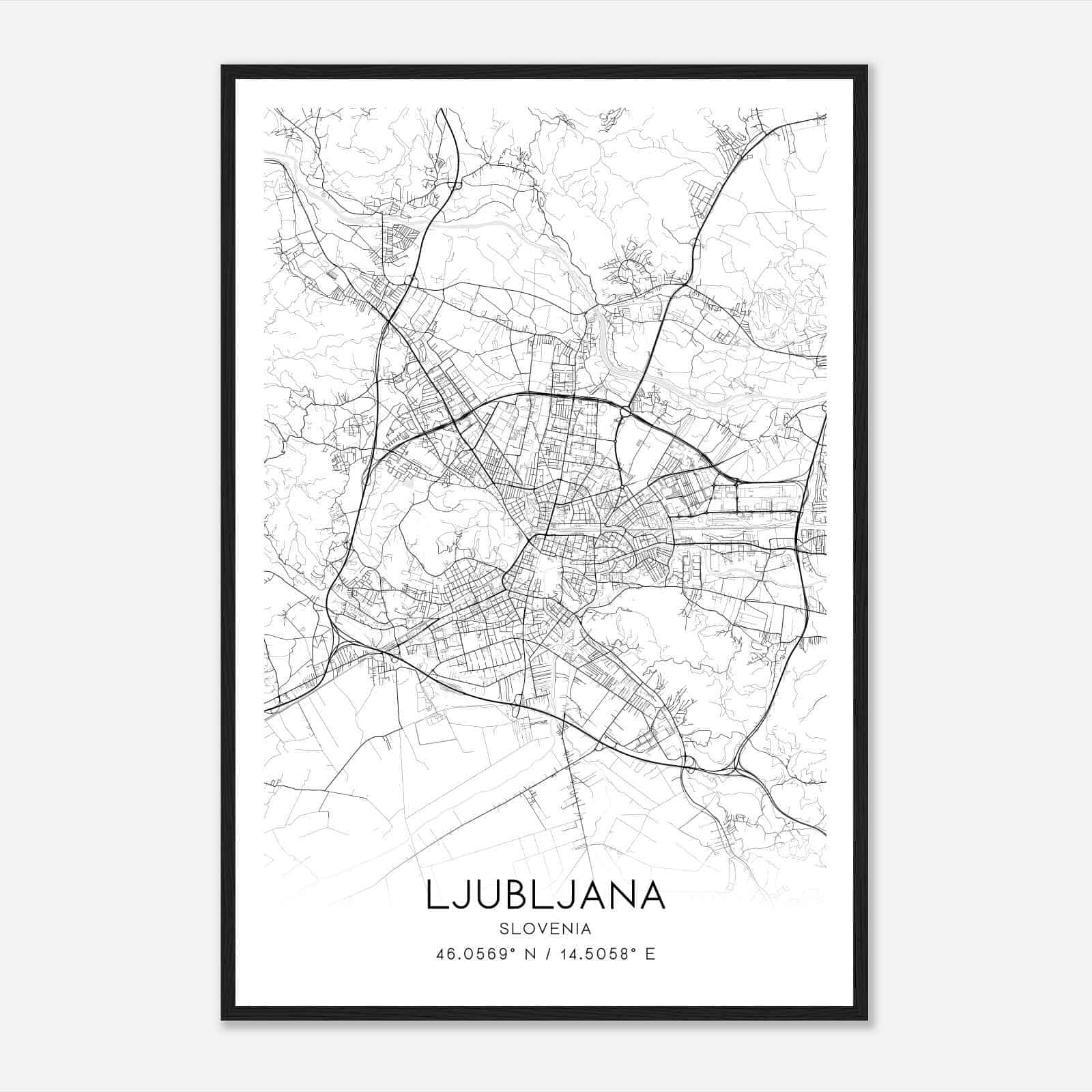 Slovenia - Custom Maps & Posters