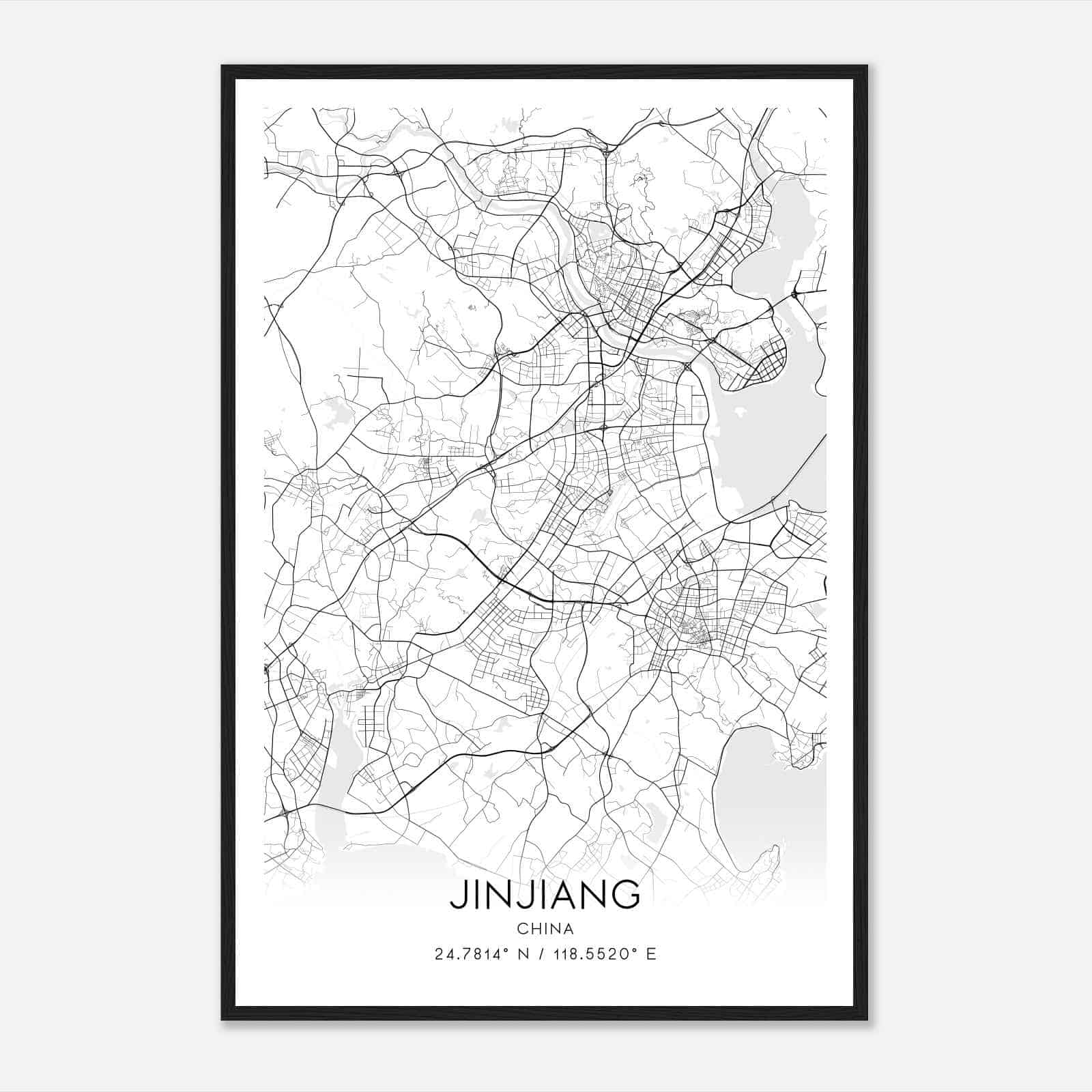Jinjiang - Custom Maps & Posters
