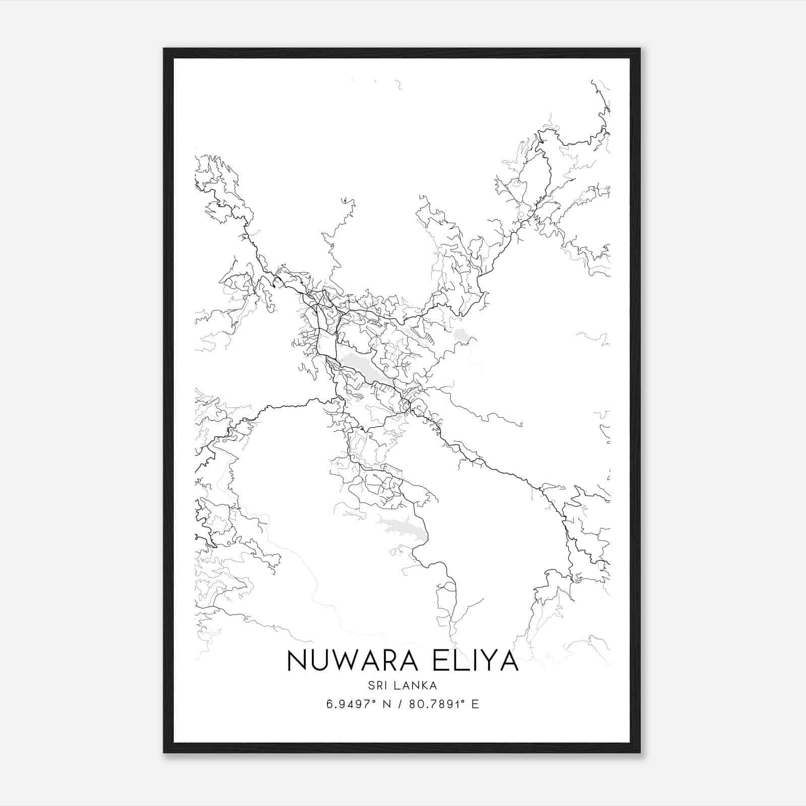 Nuwara Eliya - Custom Maps & Posters