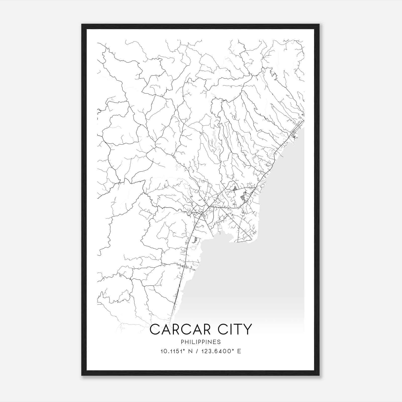 Carcar City - Custom Maps & Posters