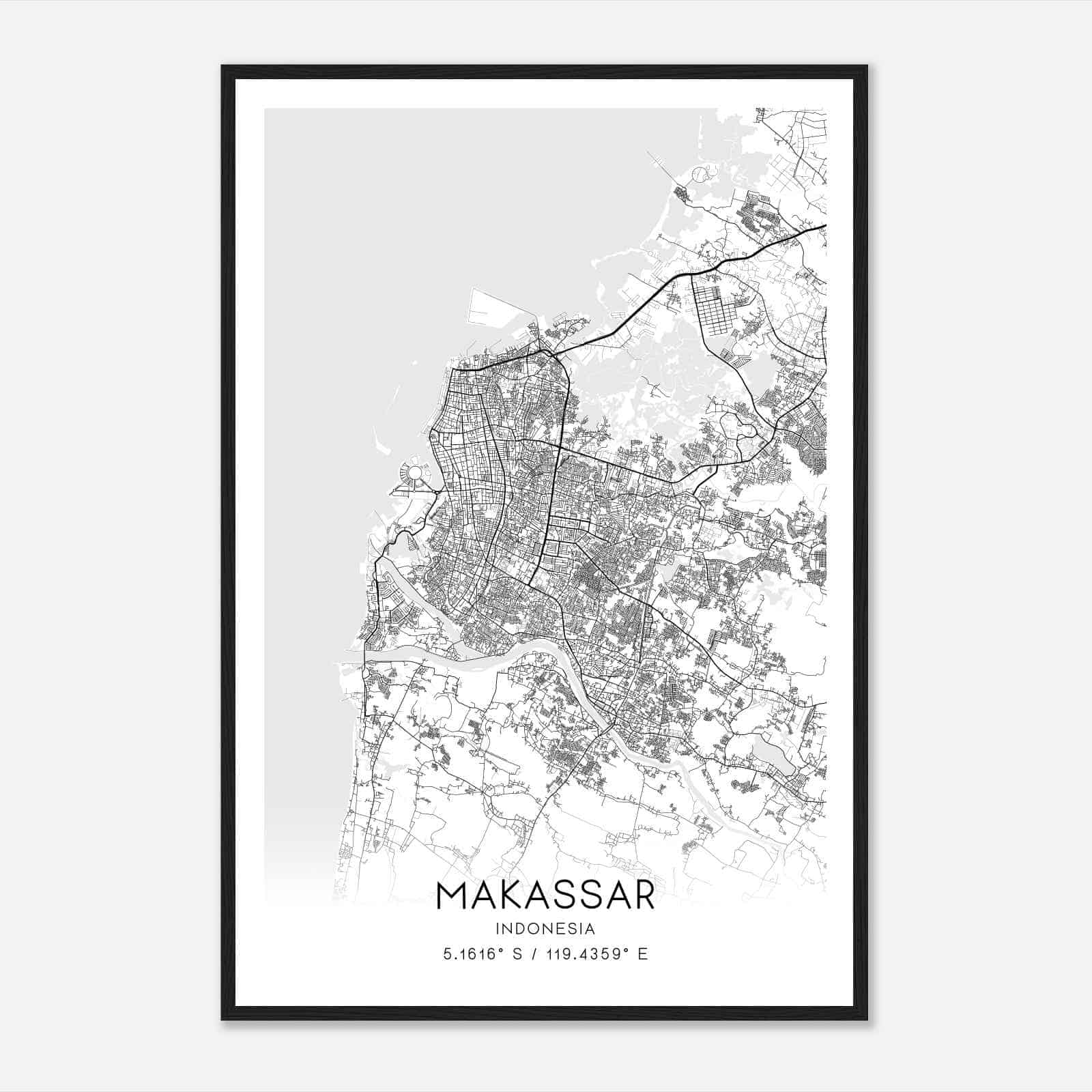 Makassar - Custom Maps & Posters