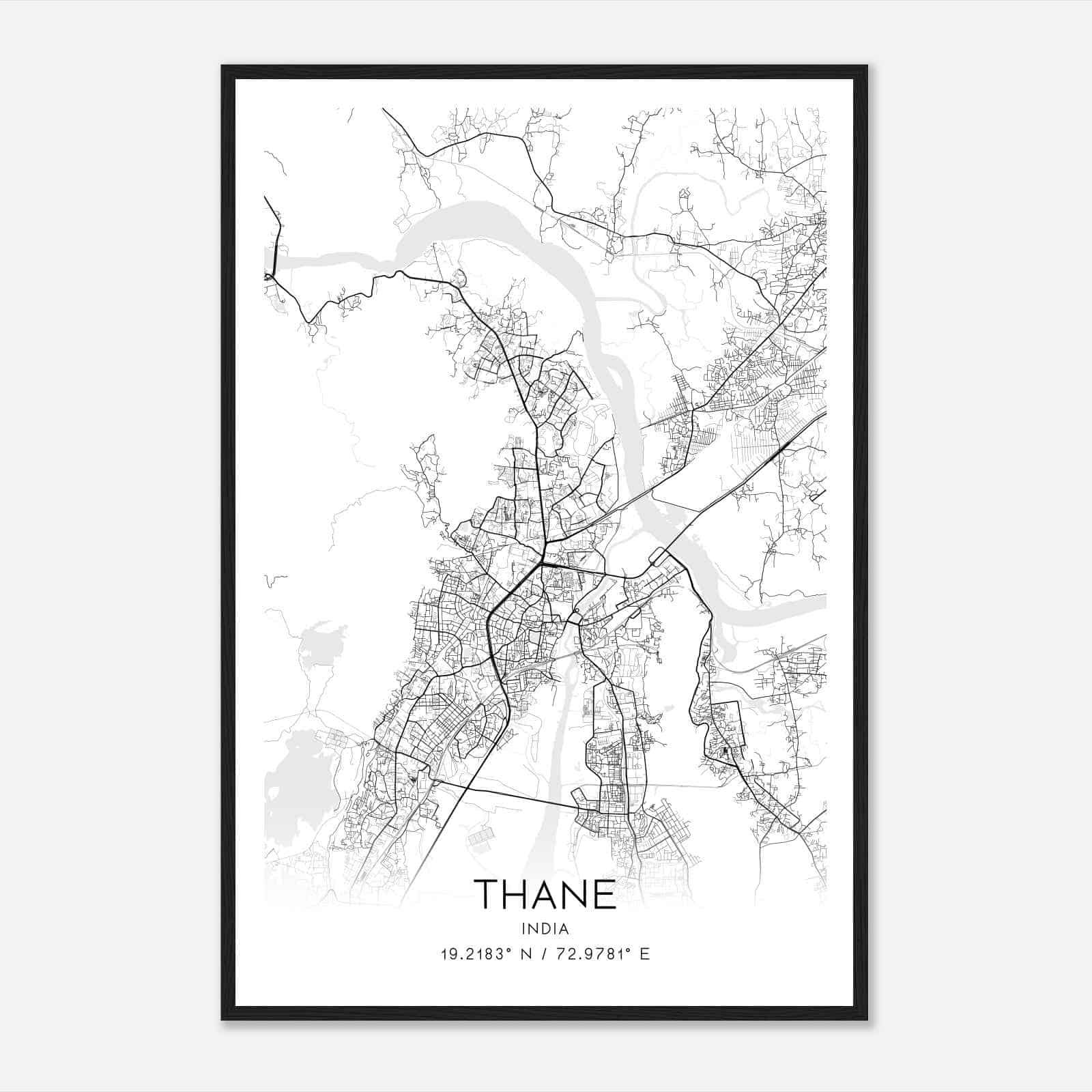 Thane - Custom Maps & Posters