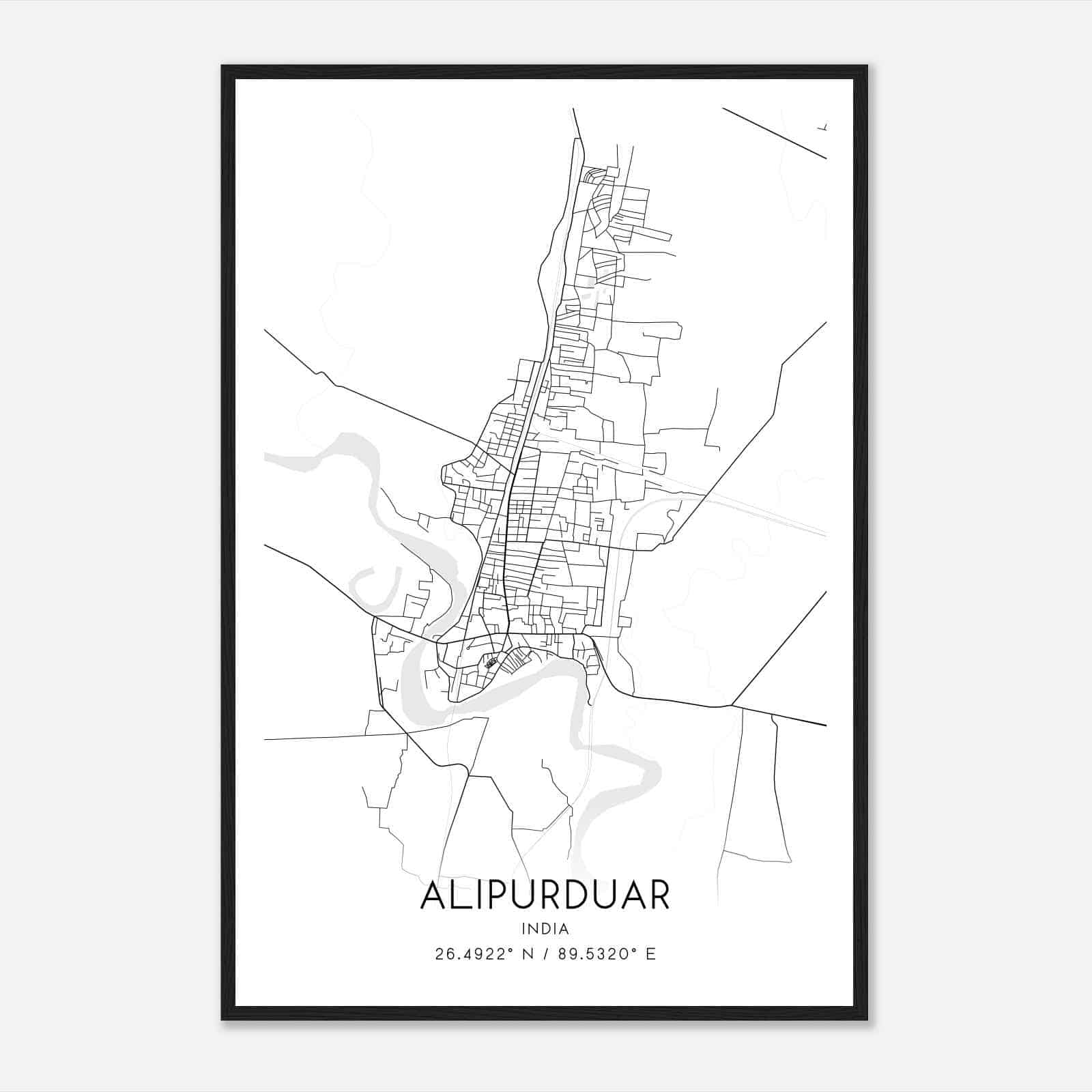 Alipurduar - Custom Maps & Posters
