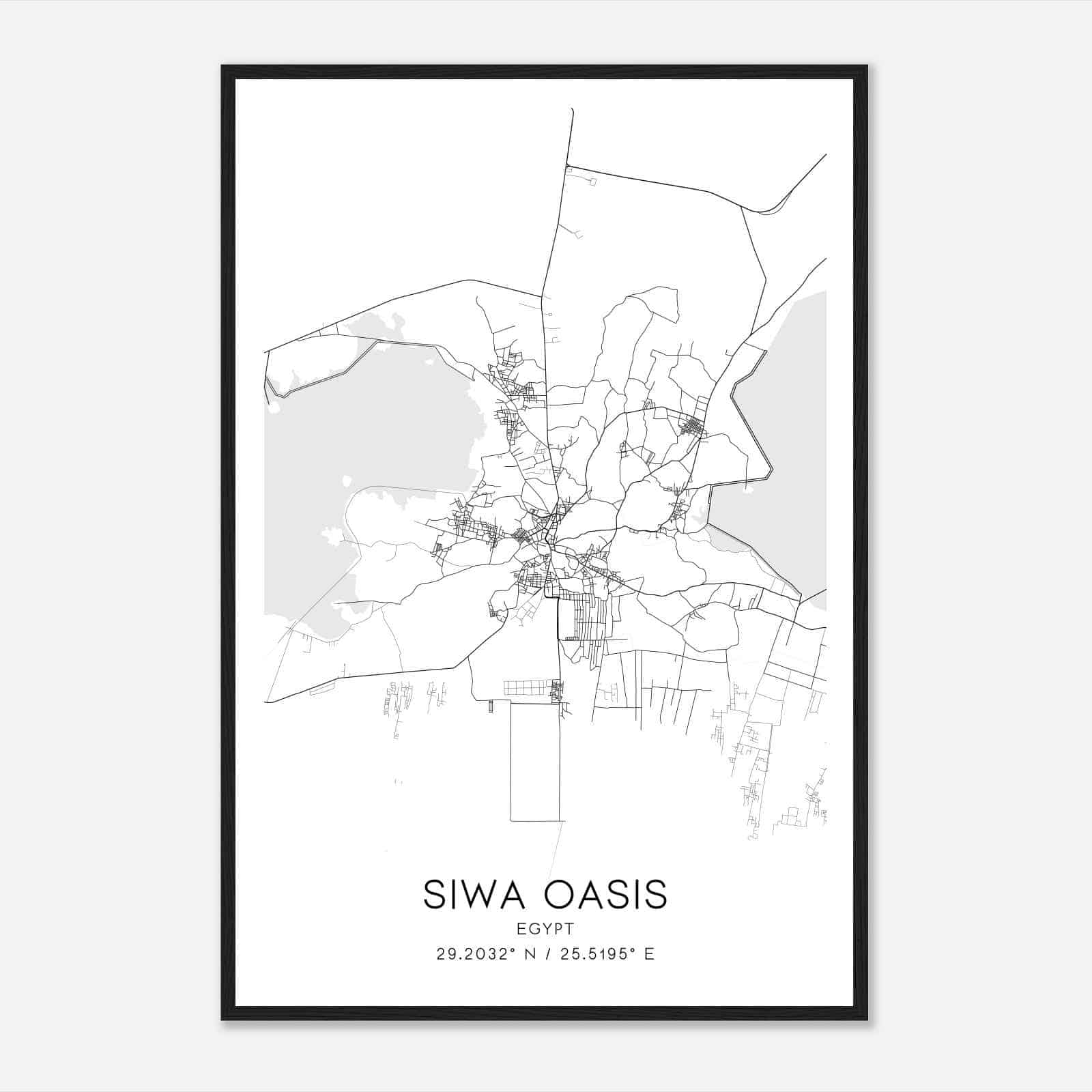 Siwa Oasis - Custom Maps & Posters