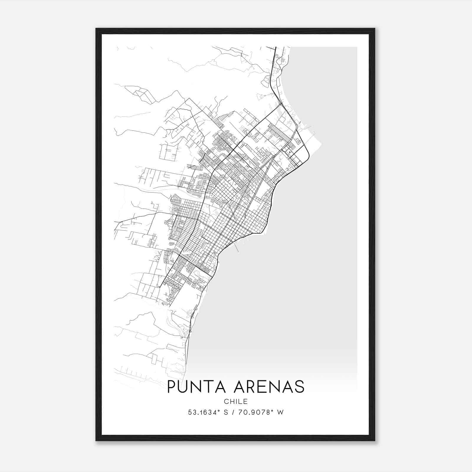 Punta Arenas - Custom Maps & Posters