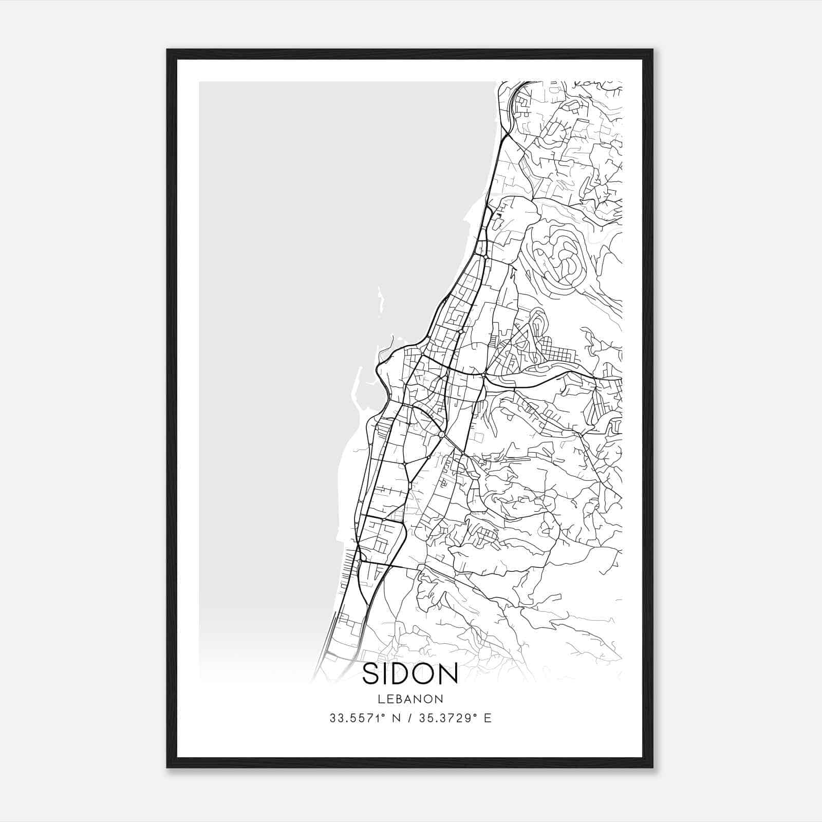 Sidon - Custom Maps & Posters