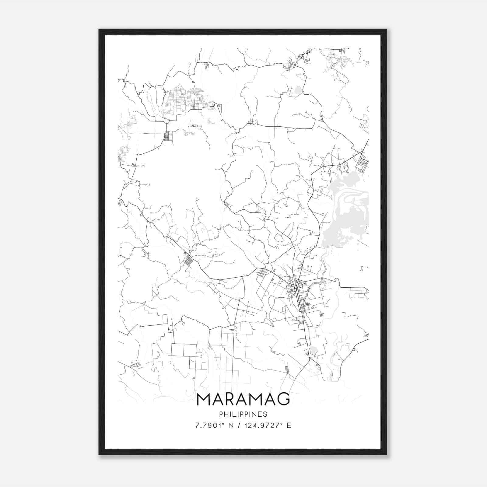 Maramag - Custom Maps & Posters