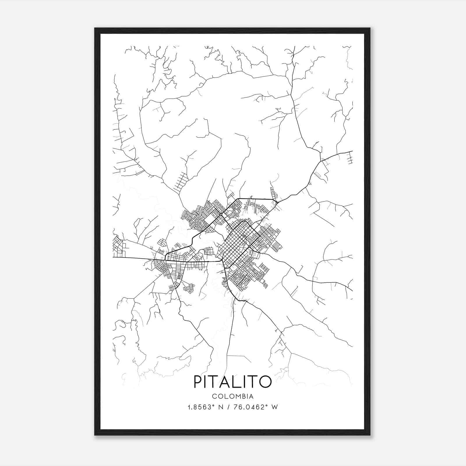 Pitalito - Custom Maps & Posters