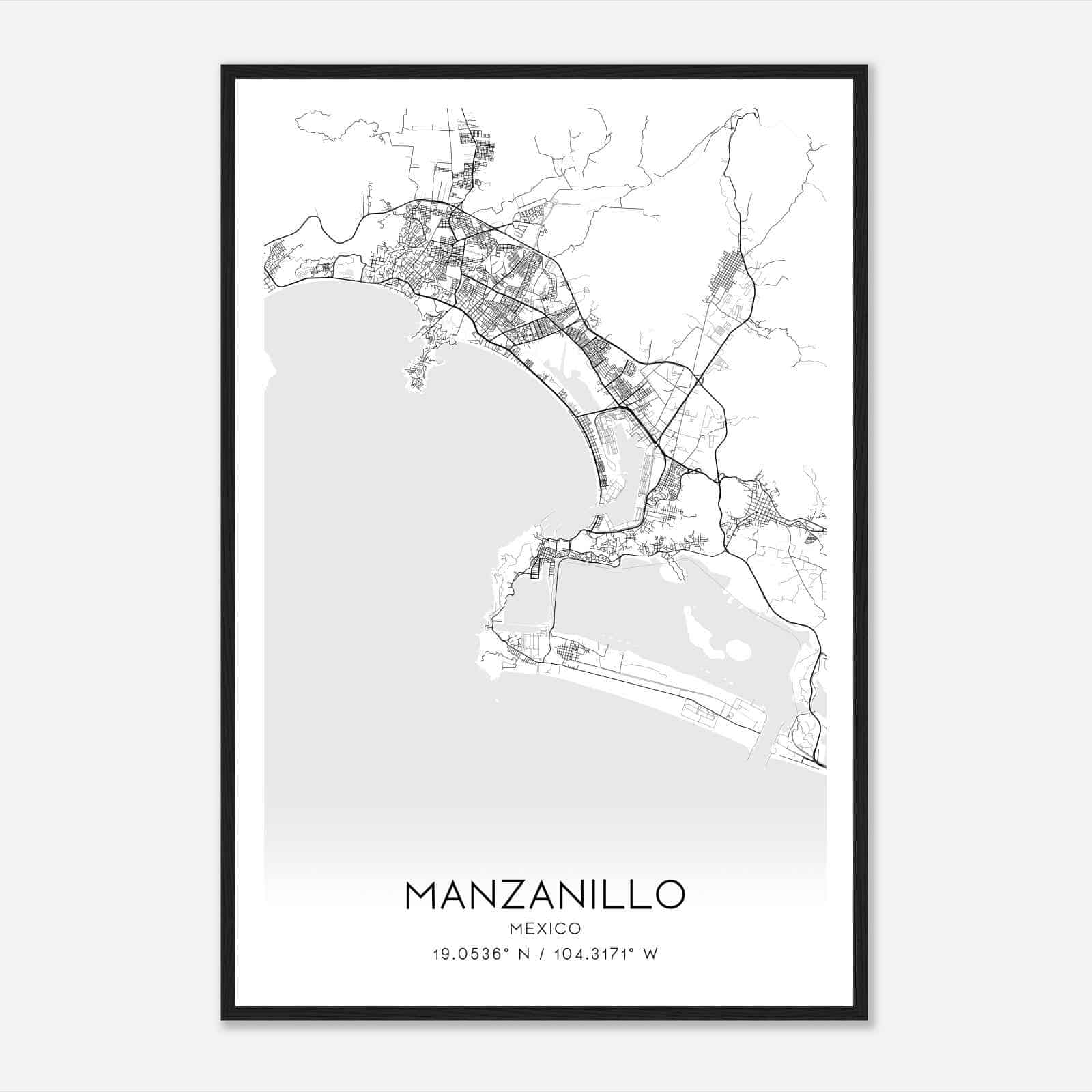 Manzanillo - Custom Maps & Posters
