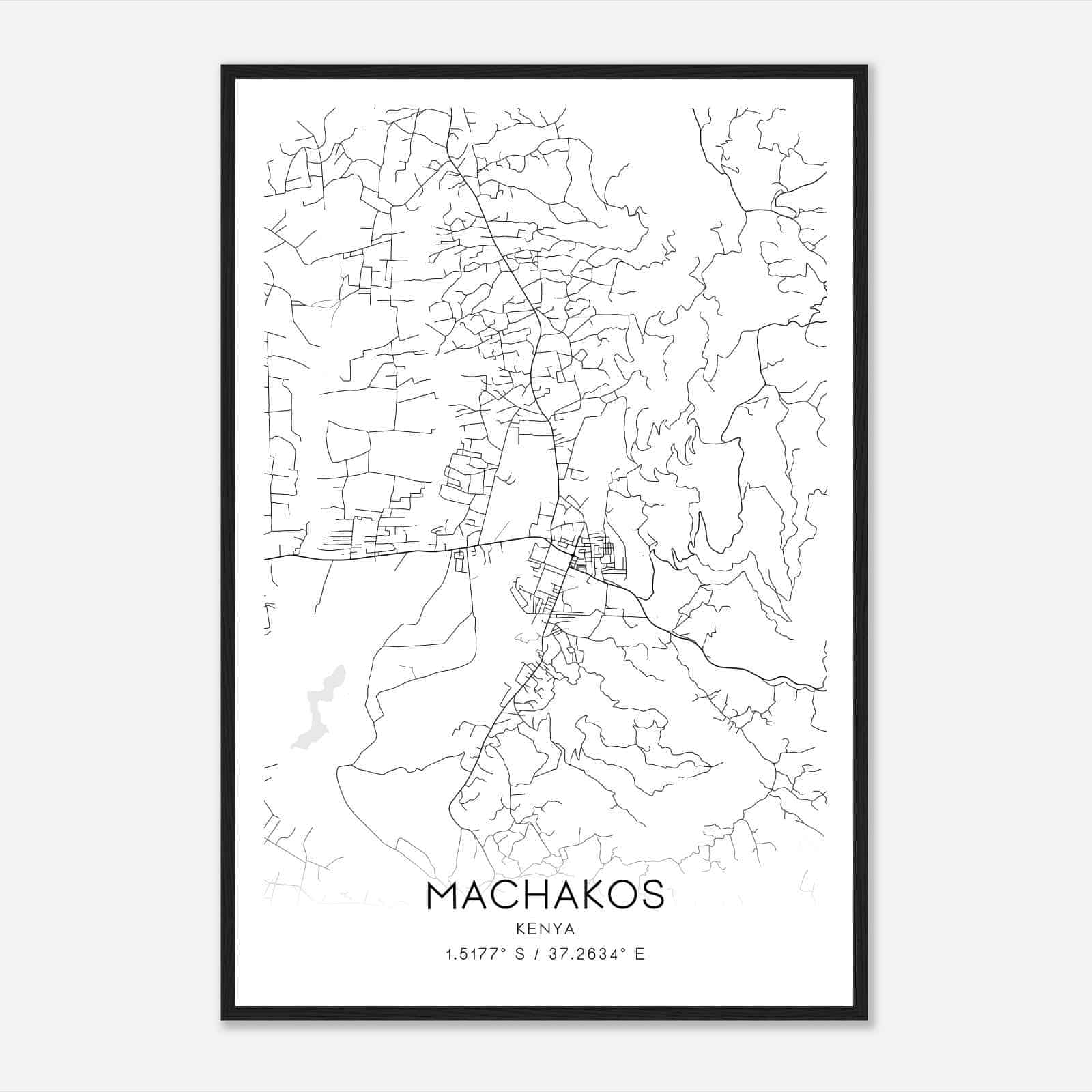 Machakos - Custom Maps & Posters