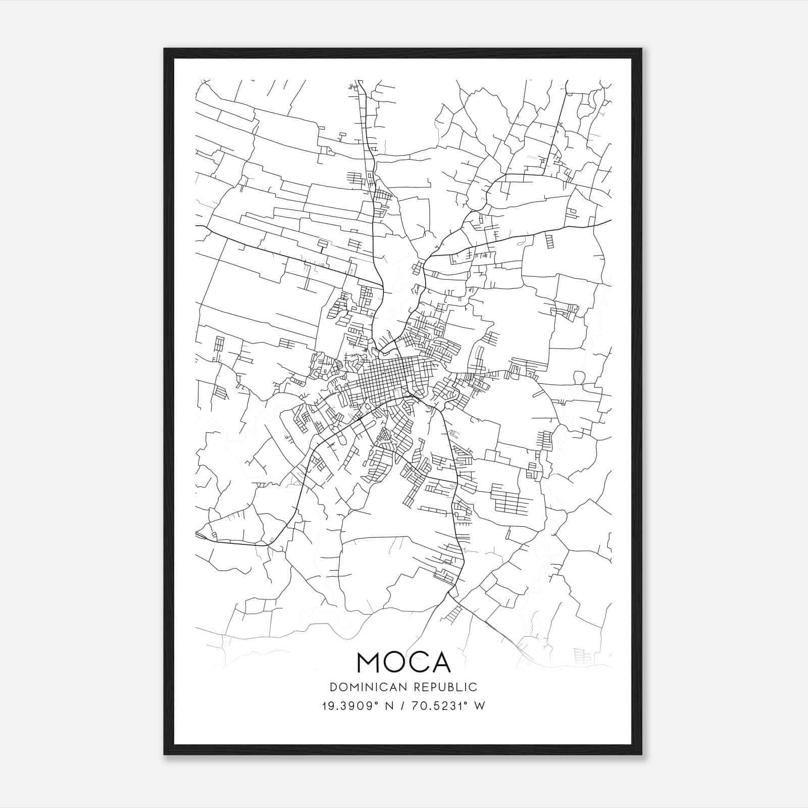 Moca - Custom Maps & Posters