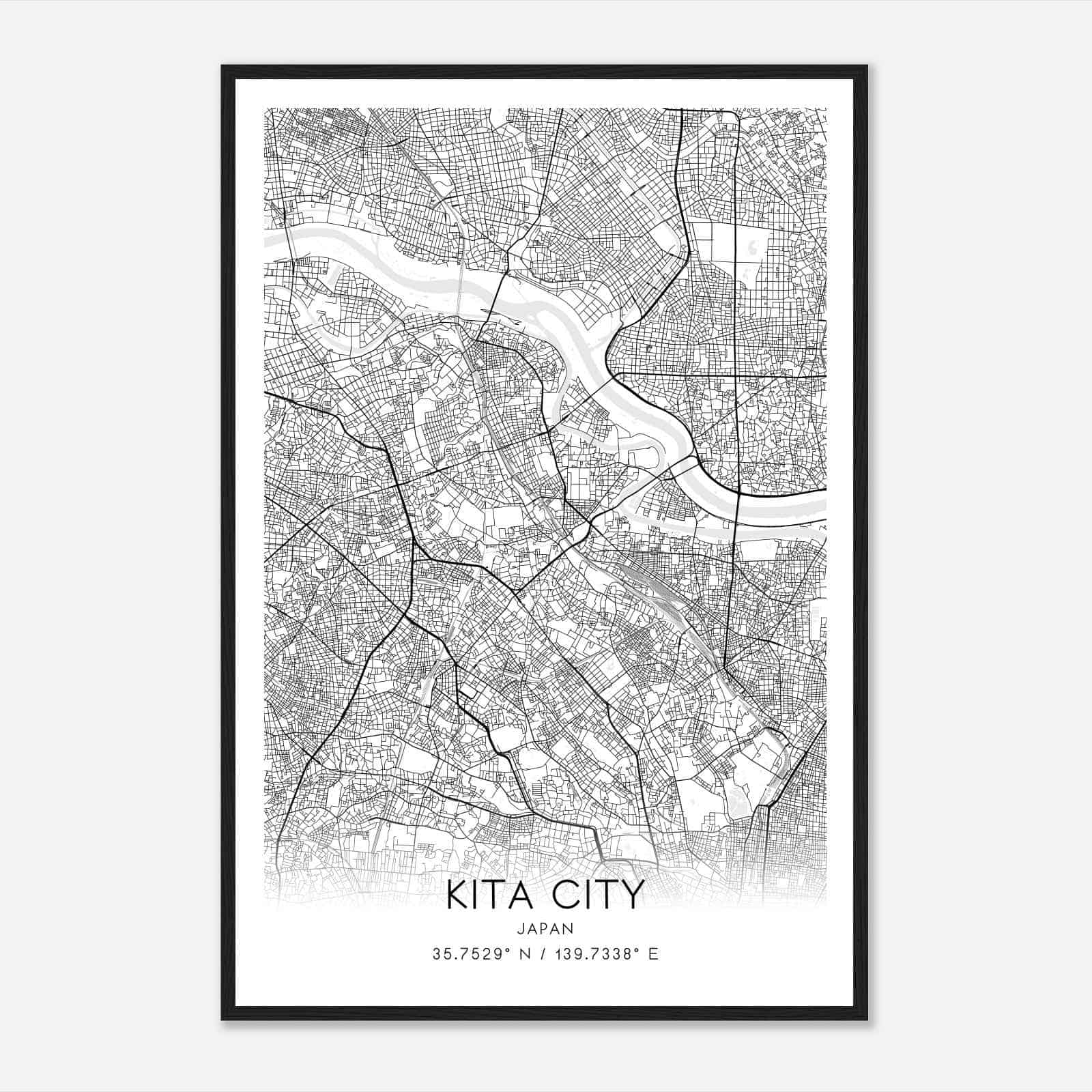 Kita City - Custom Maps & Posters