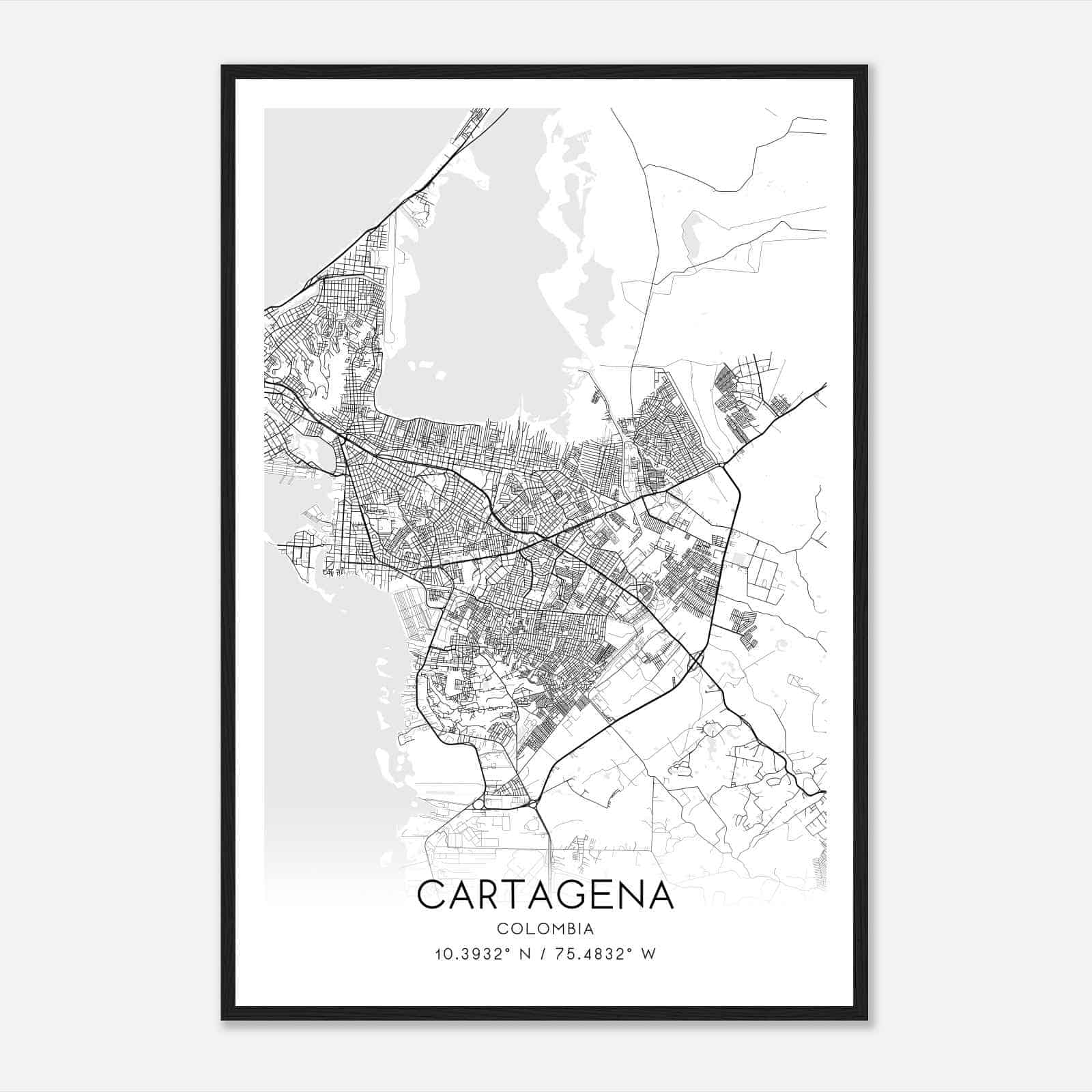 Cartagena - Custom Maps & Posters
