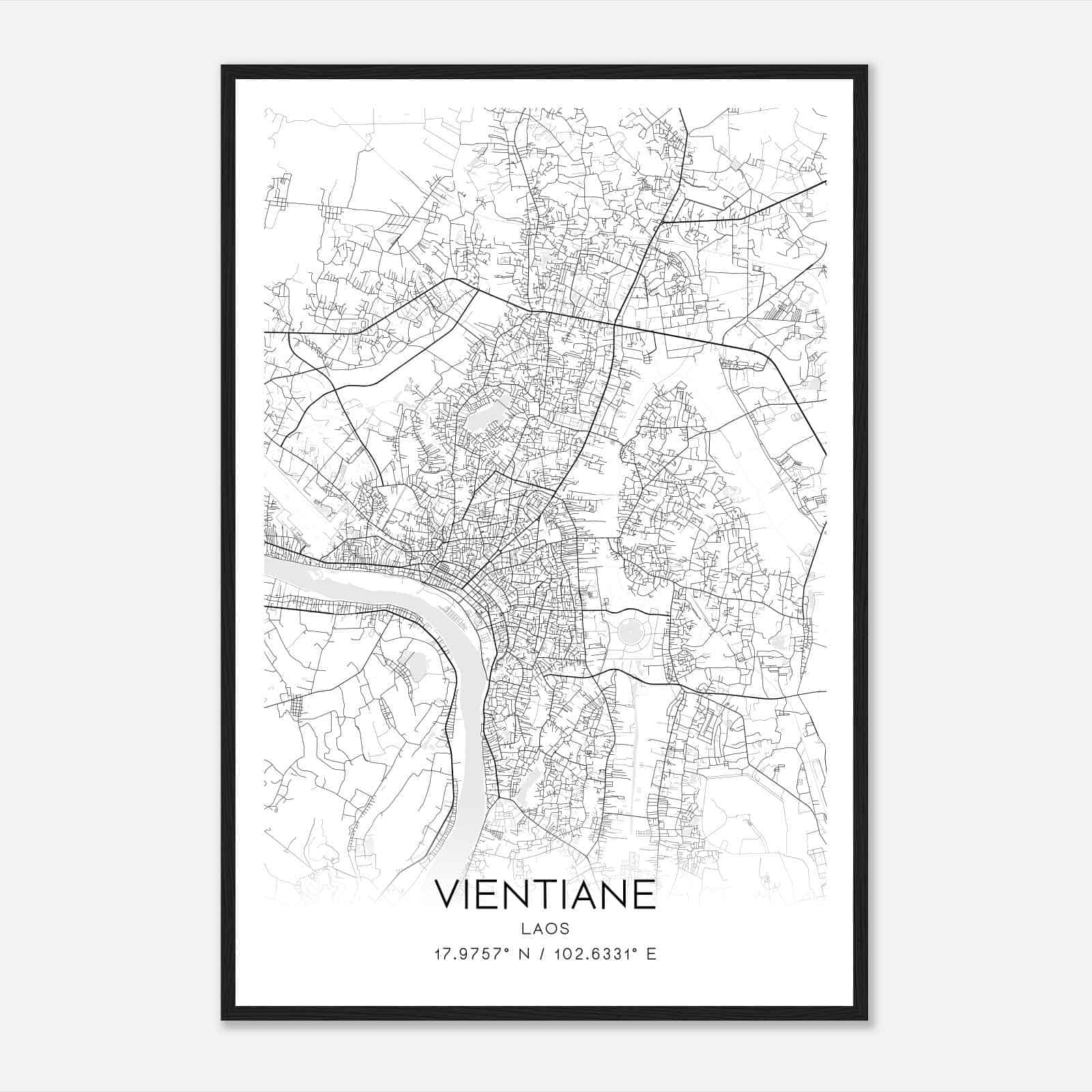Vientiane - Custom Maps & Posters