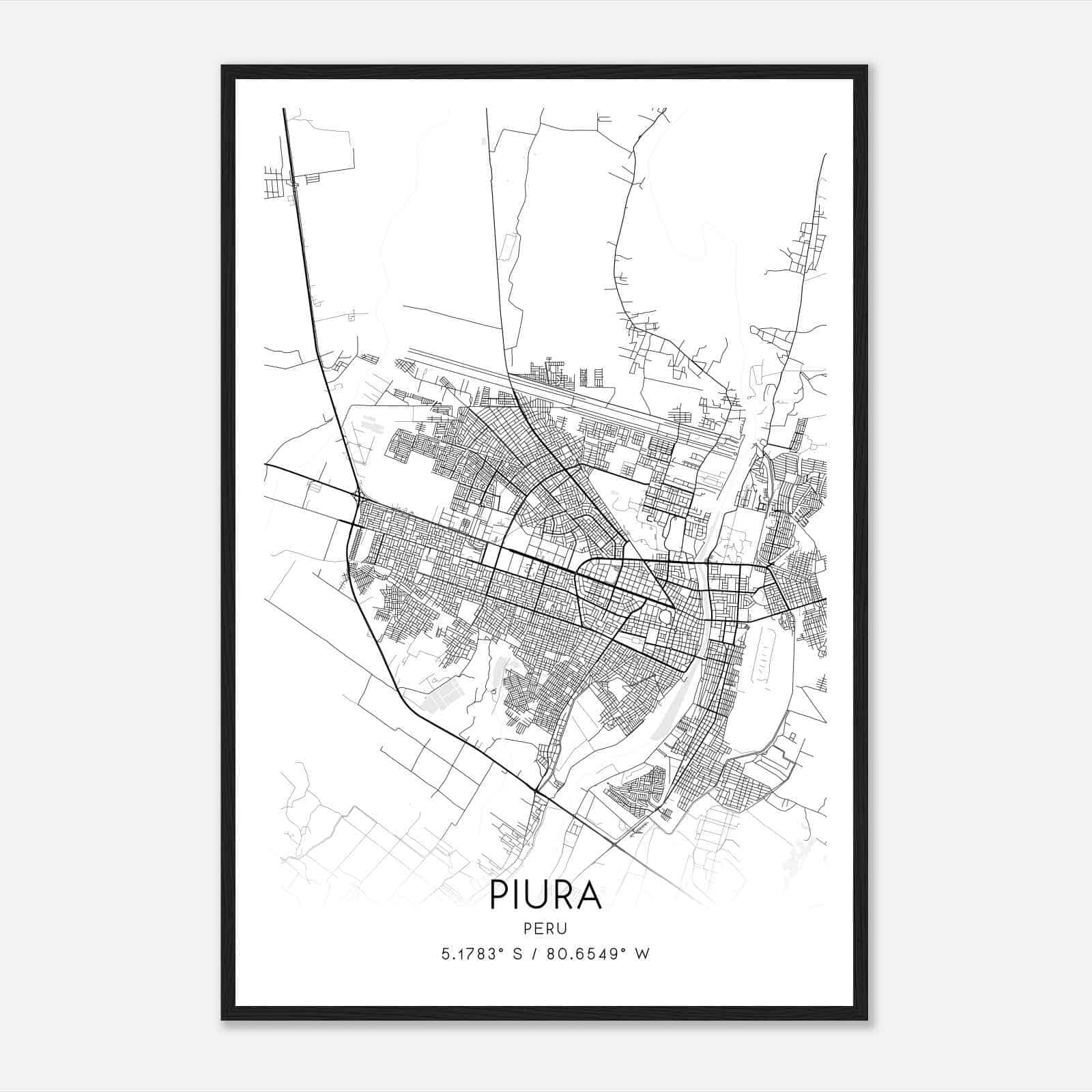 Piura - Custom Maps & Posters