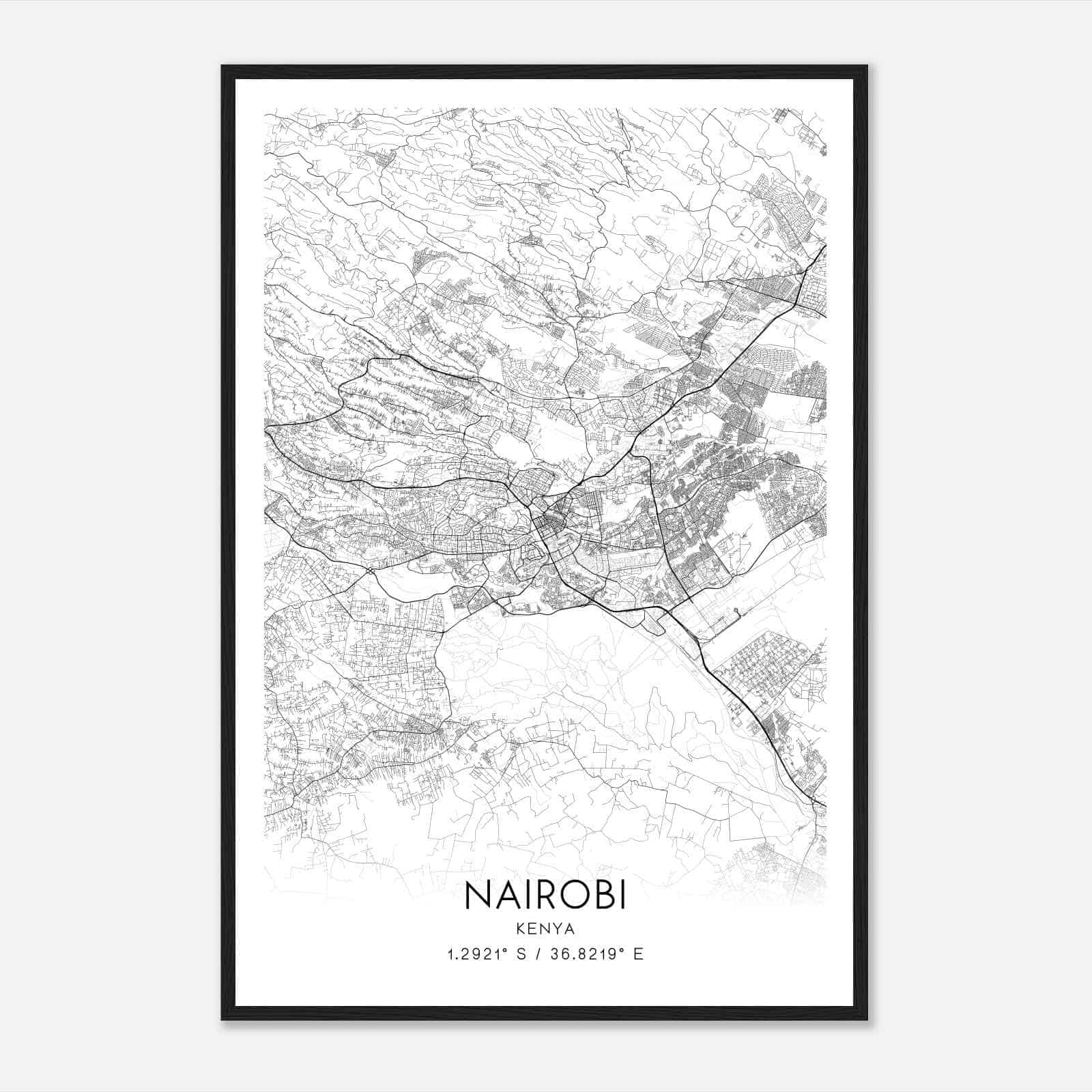 Nairobi - Custom Maps & Posters