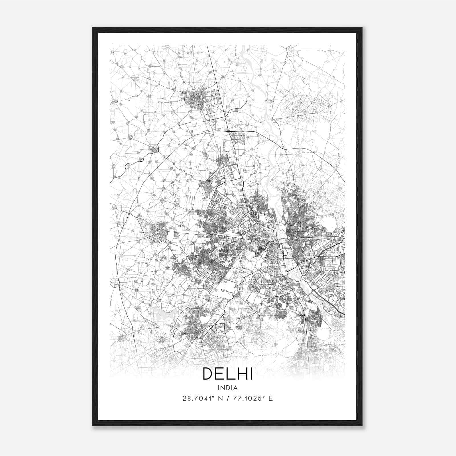 Delhi - Custom Maps & Posters