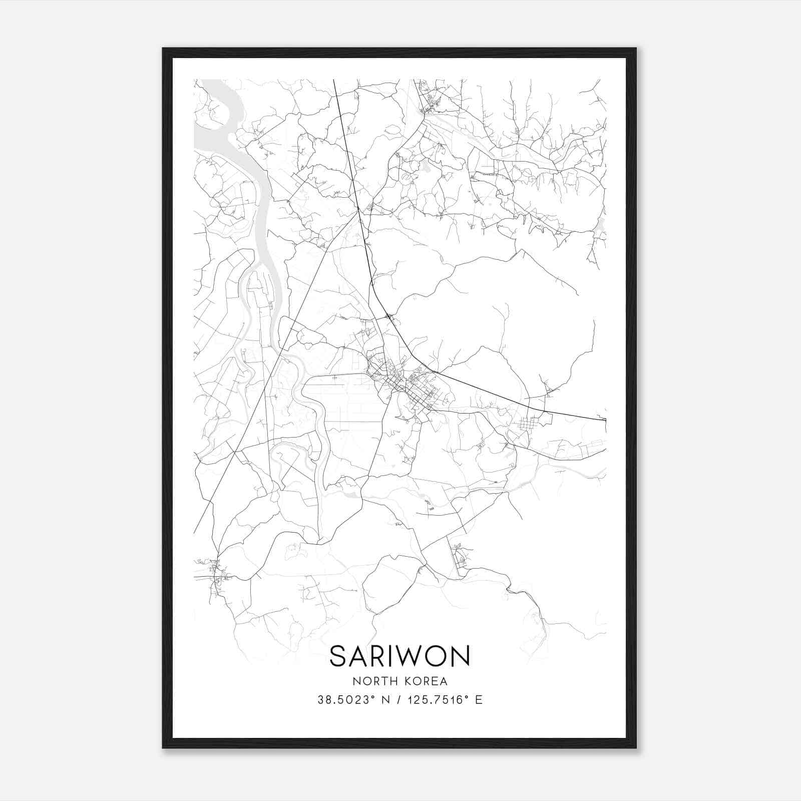 Sariwon - Custom Maps & Posters