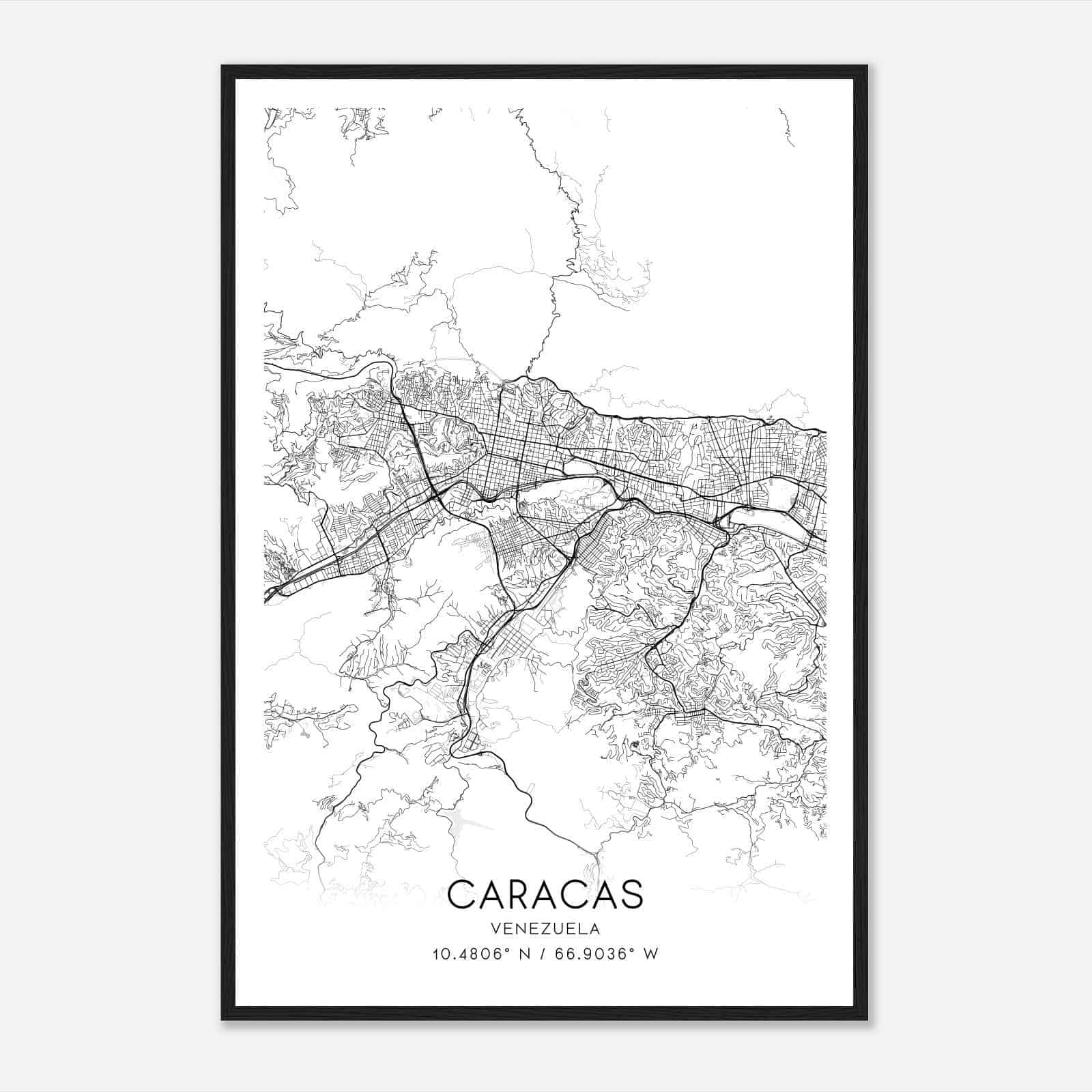 Caracas - Custom Maps & Posters
