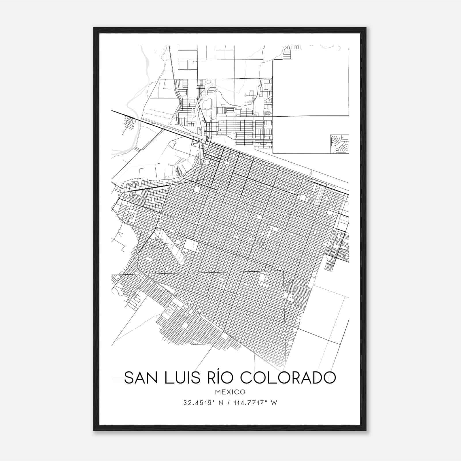 San Luis Rio Colorado - Custom Maps & Posters