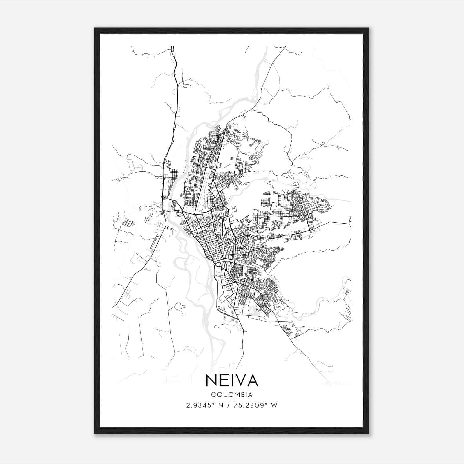 Neiva - Custom Maps & Posters