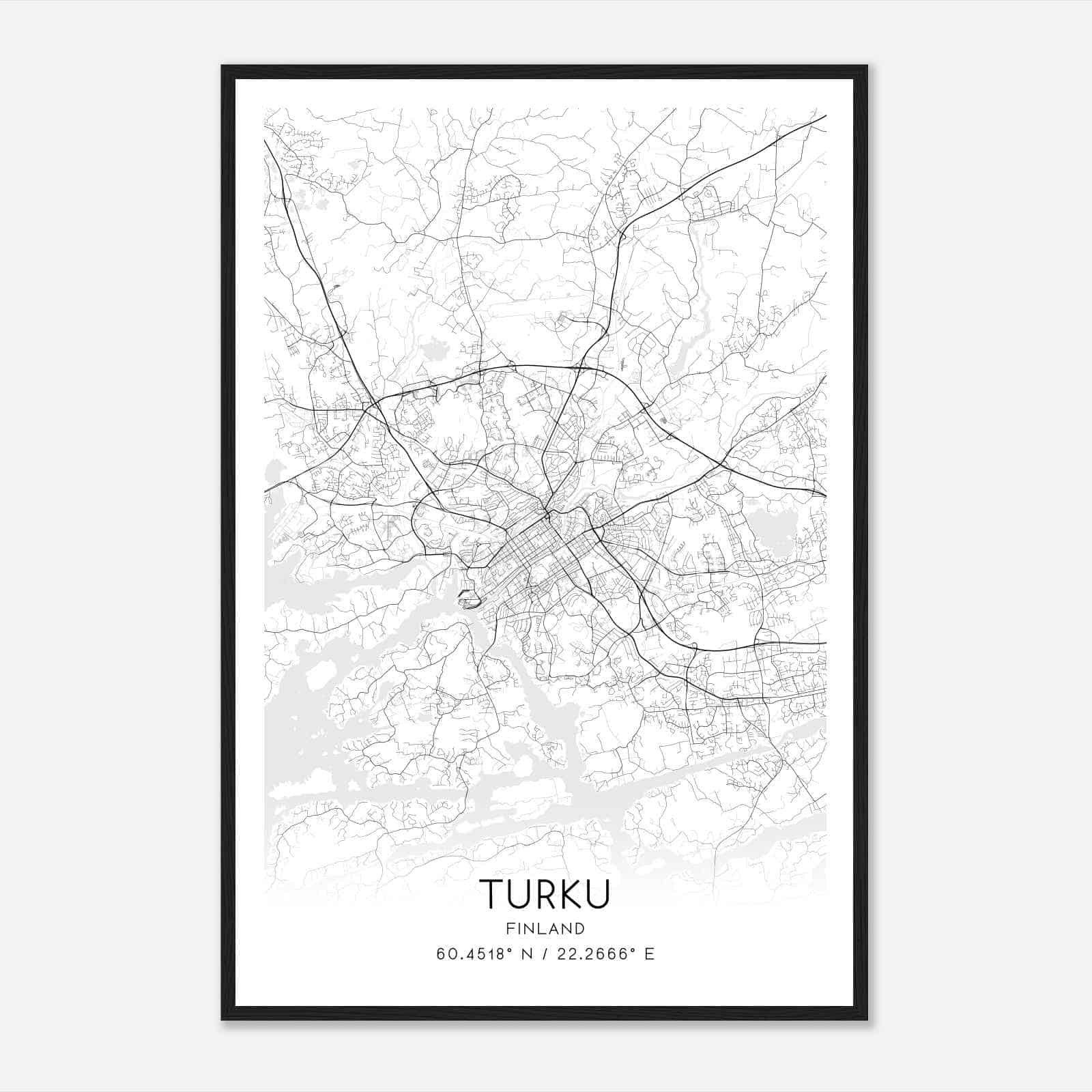 Turku - Custom Maps & Posters