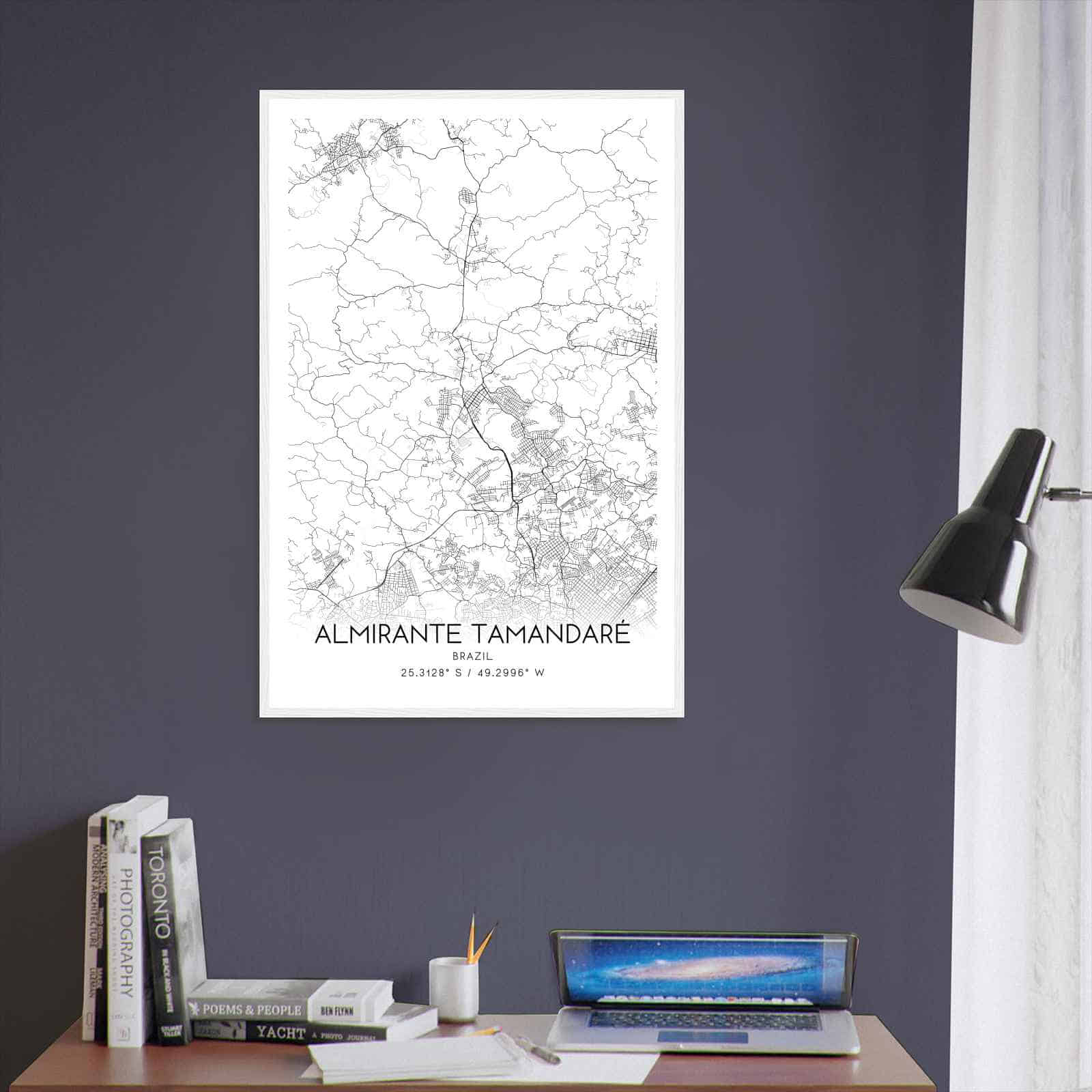 Almirante Tamandare Brazil Map Poster, Almirante Tamandare City Road ...