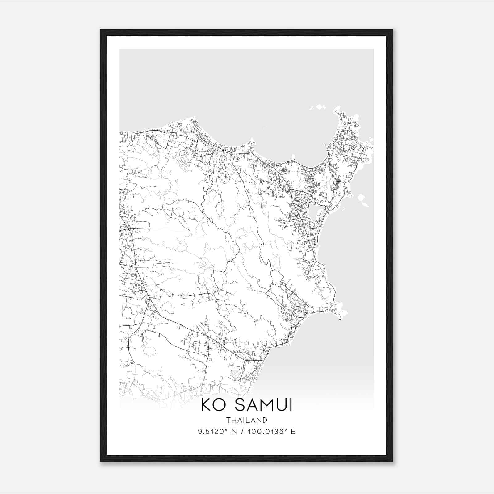 Ko Samui - Custom Maps & Posters