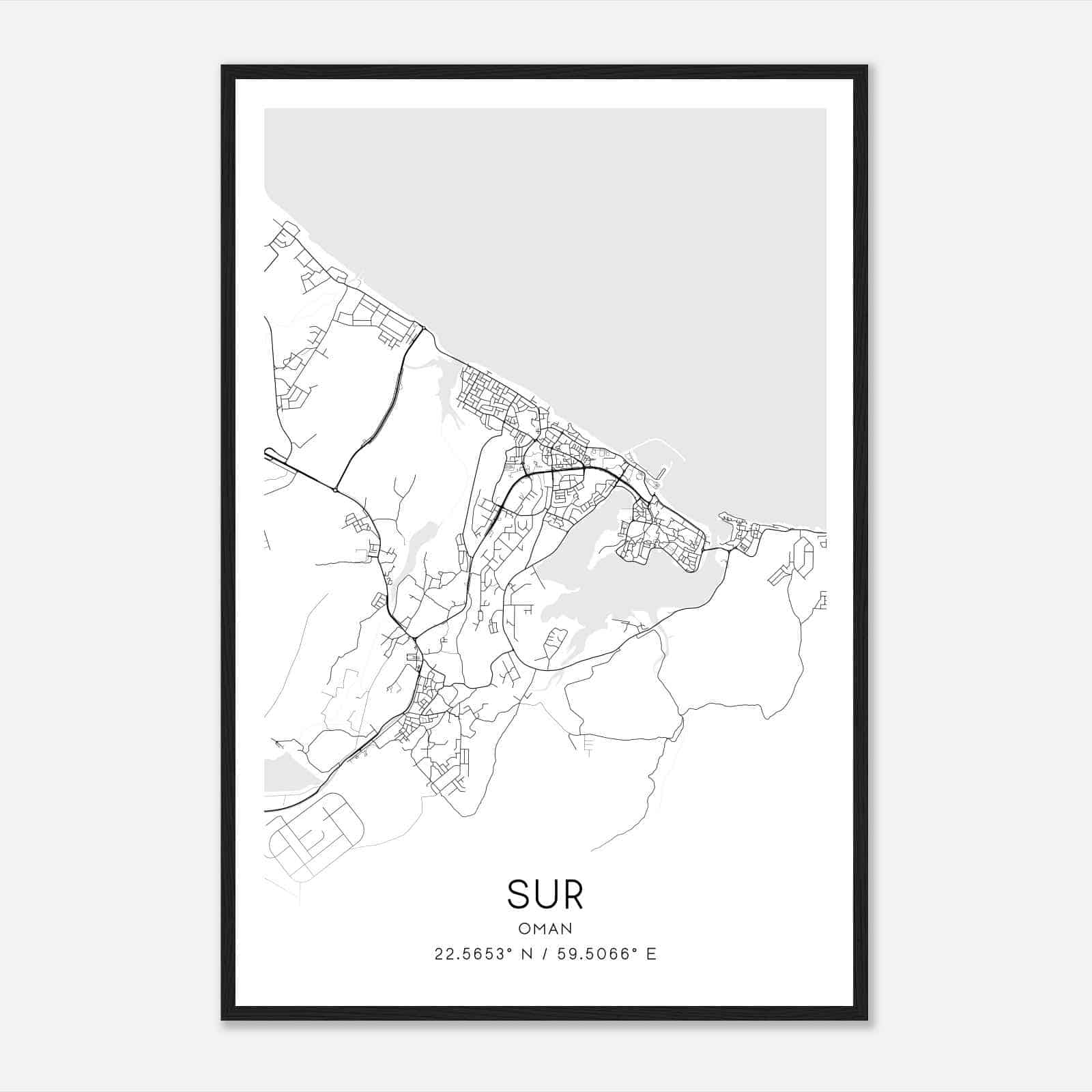 Sur - Custom Maps & Posters