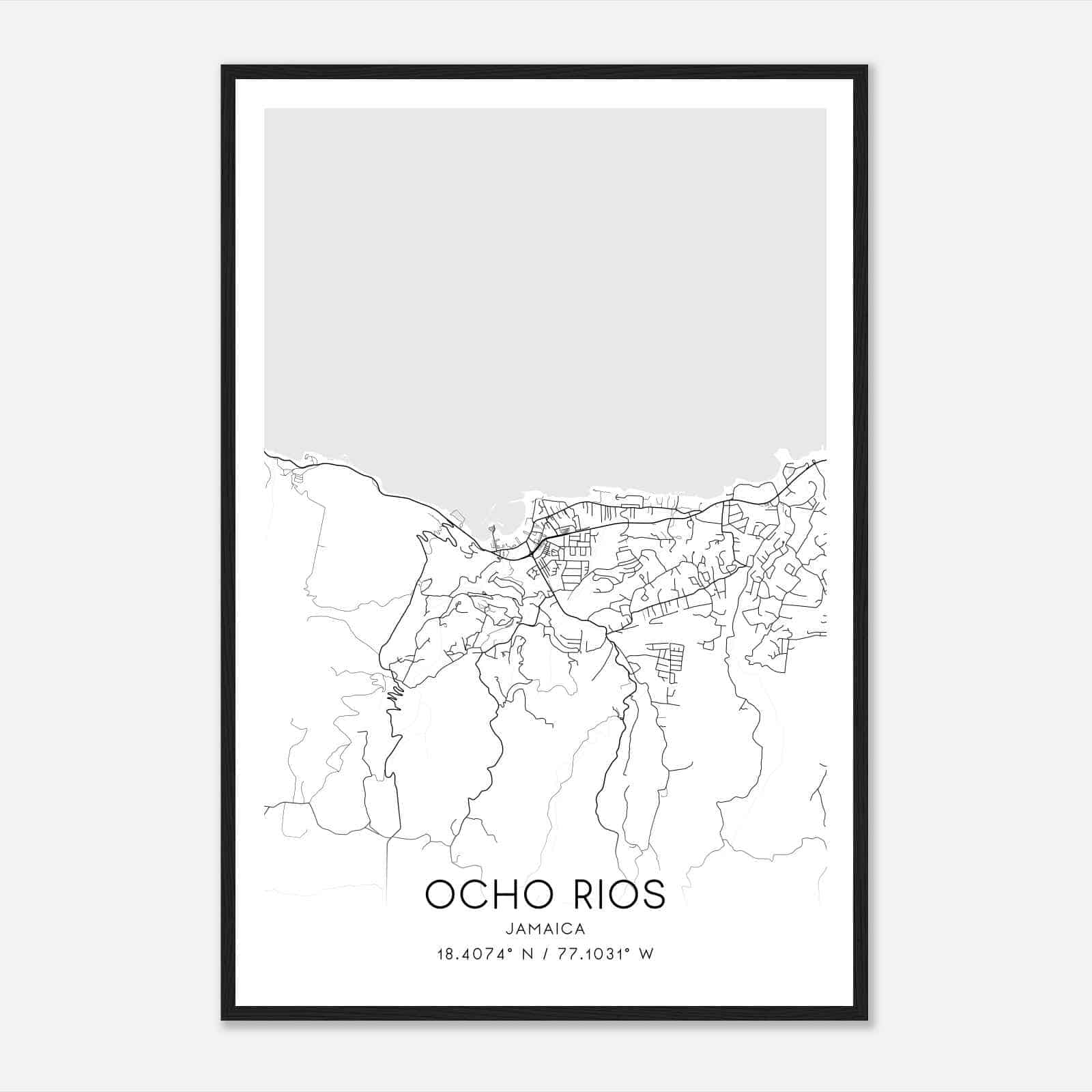 Ocho Rios - Custom Maps & Posters