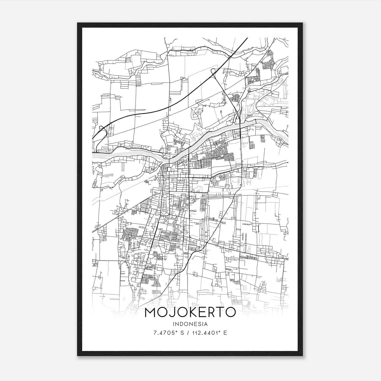 Mojokerto - Custom Maps & Posters