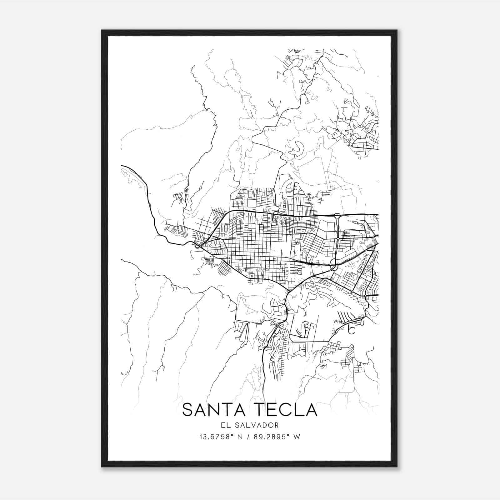 Santa Tecla - Custom Maps & Posters