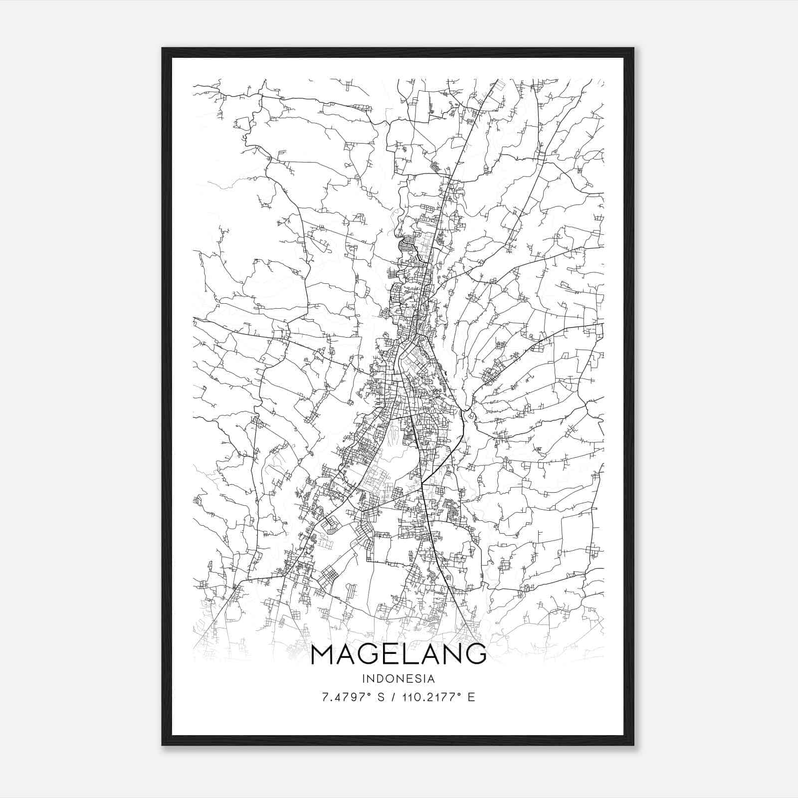 Magelang - Custom Maps & Posters