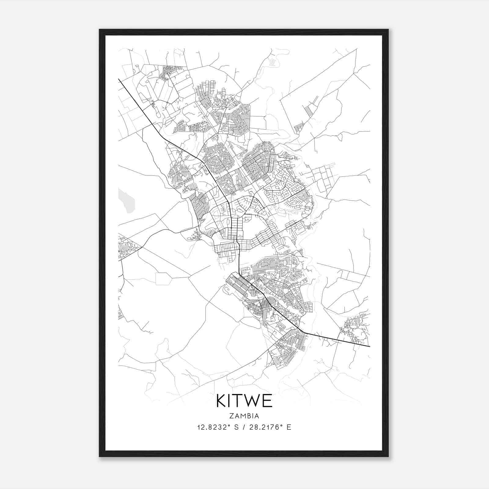 Kitwe - Custom Maps & Posters