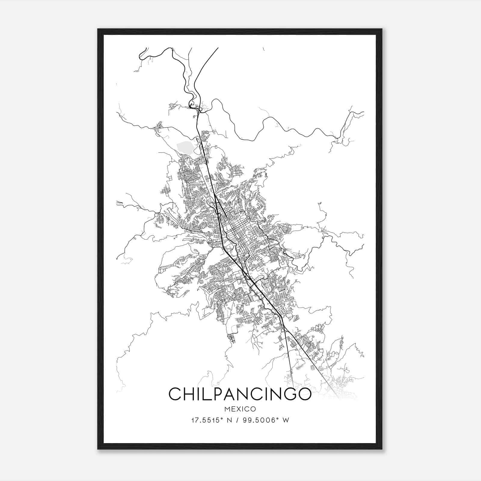 Chilpancingo - Custom Maps & Posters