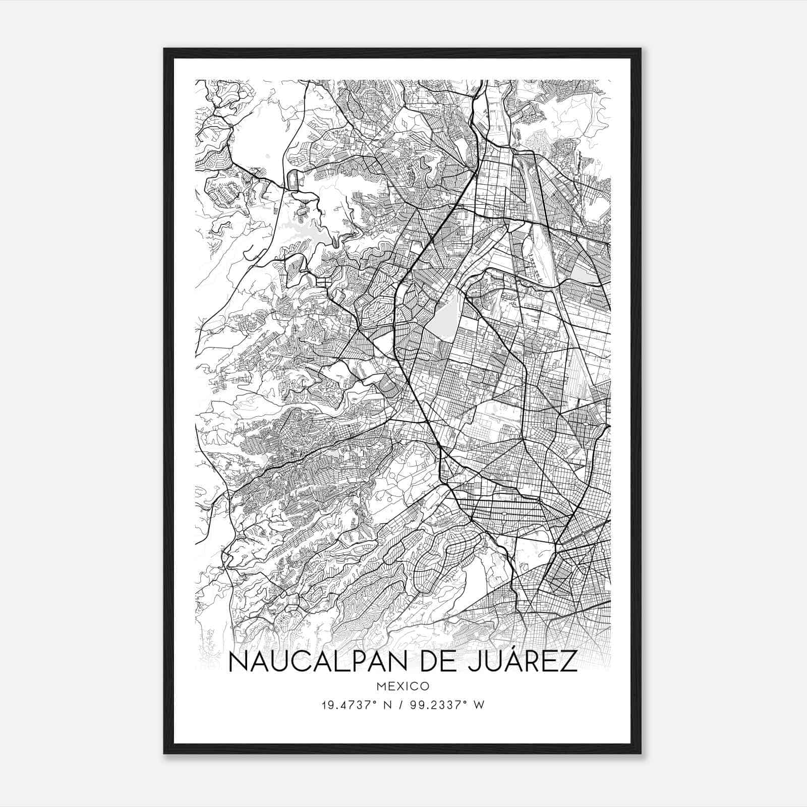 Naucalpan de Juarez - Custom Maps & Posters