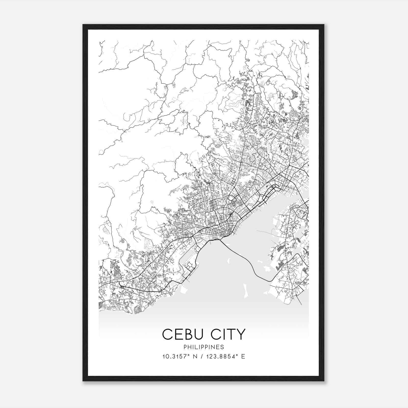 Cebu City - Custom Maps & Posters
